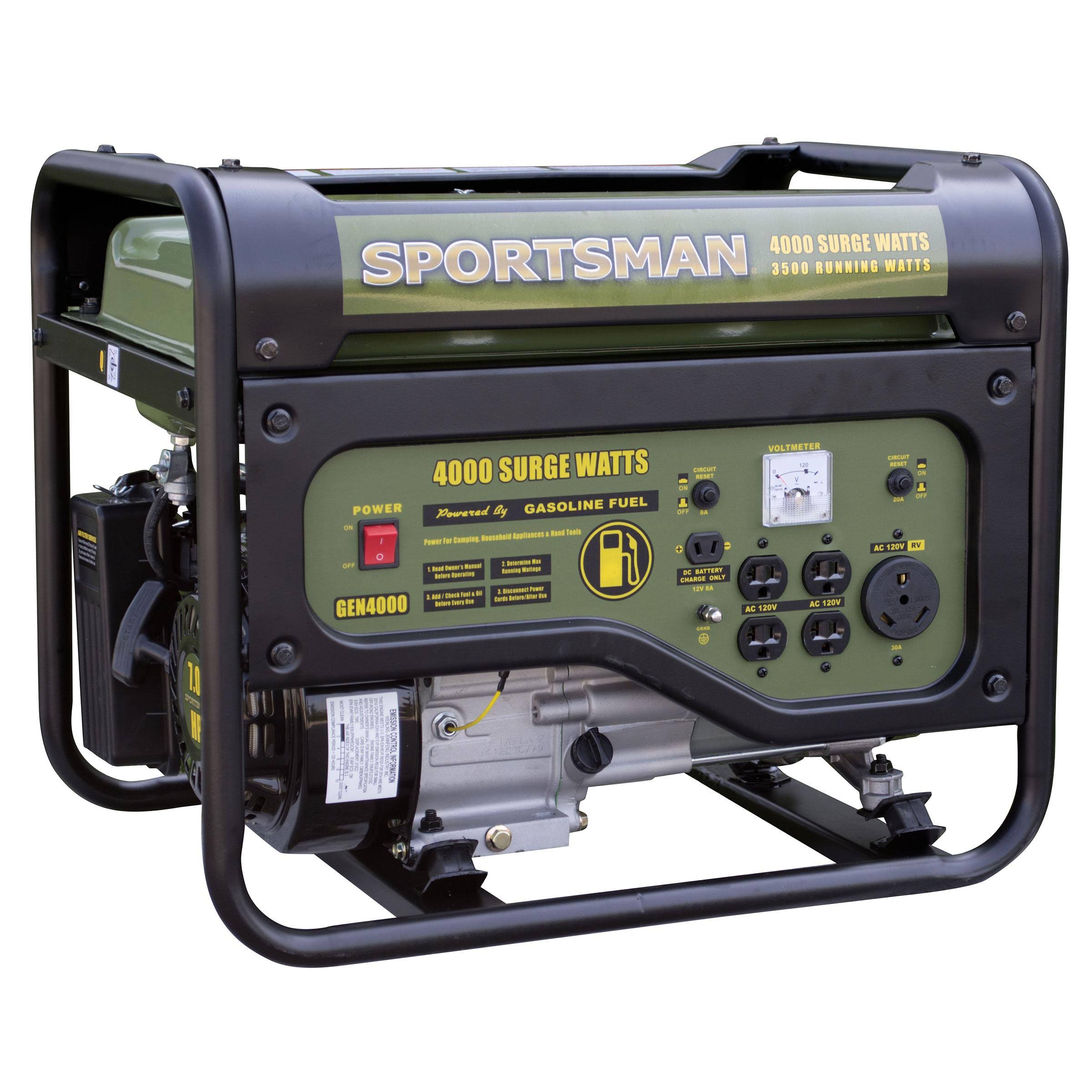 Sportsman Gasoline 4000 Watt Portable Generator - Carb Approved - Ritoyou