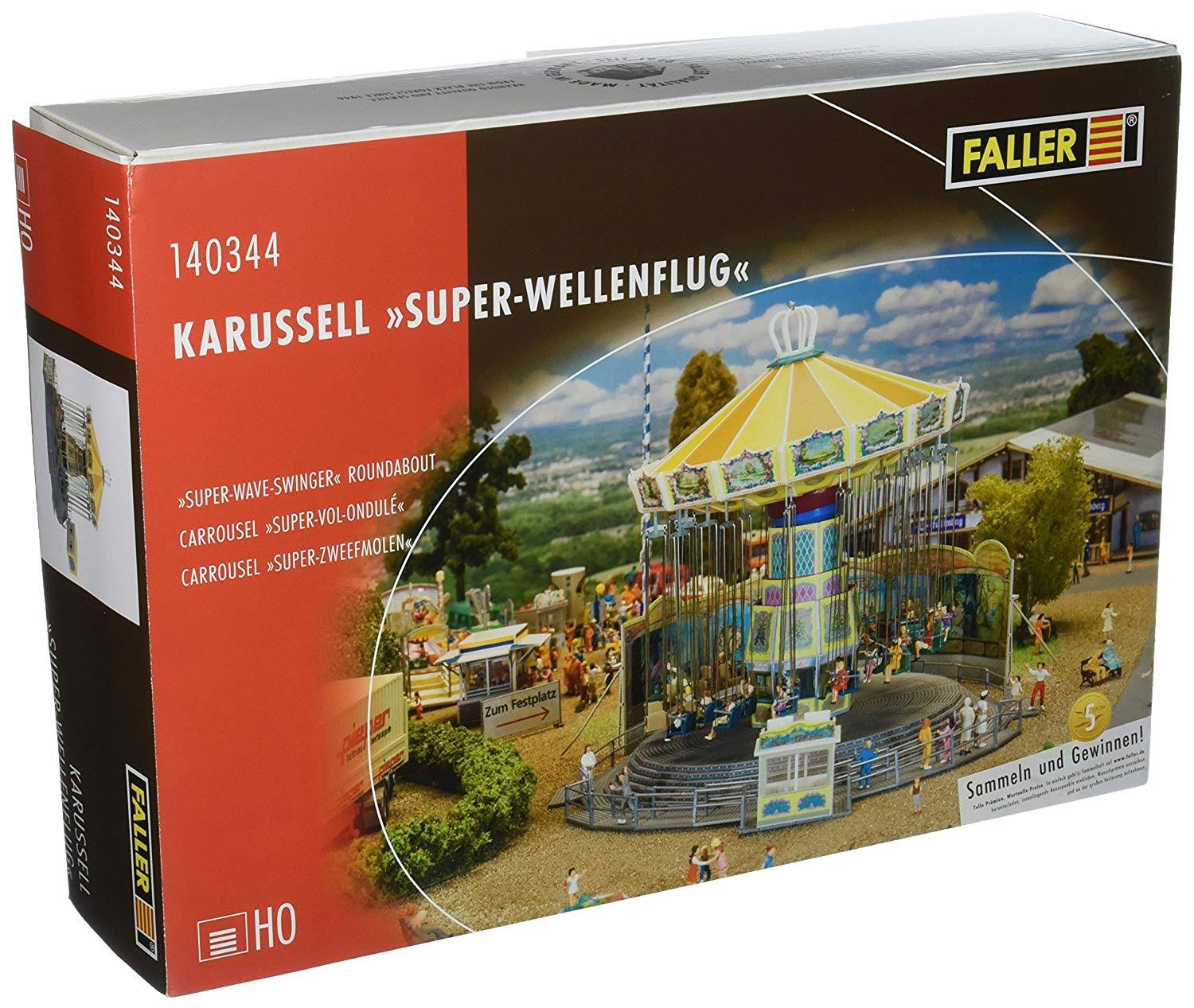 Faller 140344 Super Roundabout HO Scale Building Kit - Ritoyou