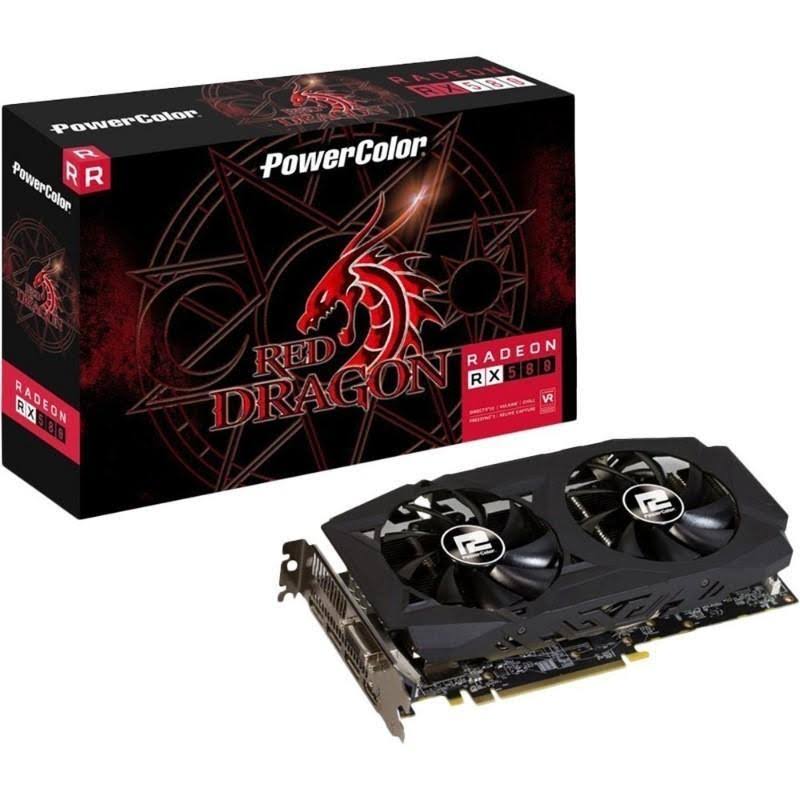 PowerColor Red Dragon Radeon RX 580 RX 580 Graphics Card - 8 GB GDDR5 ...