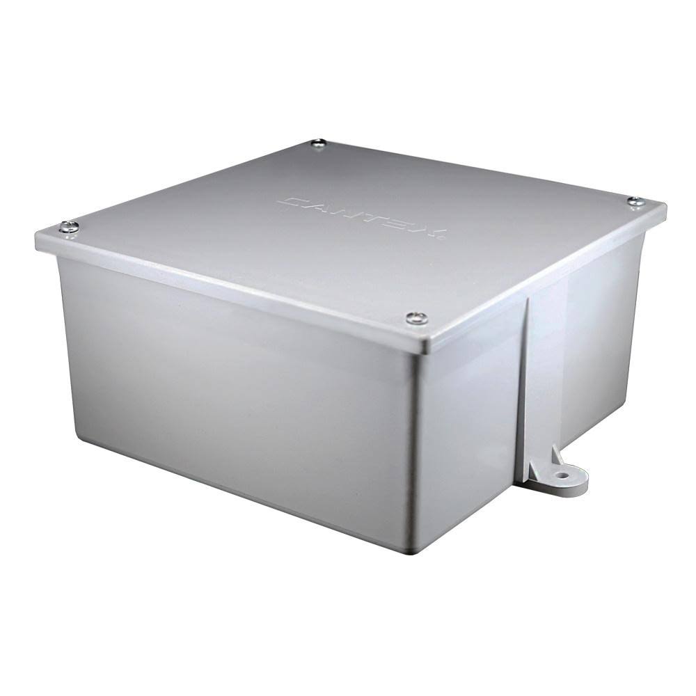 Cantex 5133164 PVC Surface Mounted Junction BOX; 8 in x 8 in x 6 in - Ritoyou