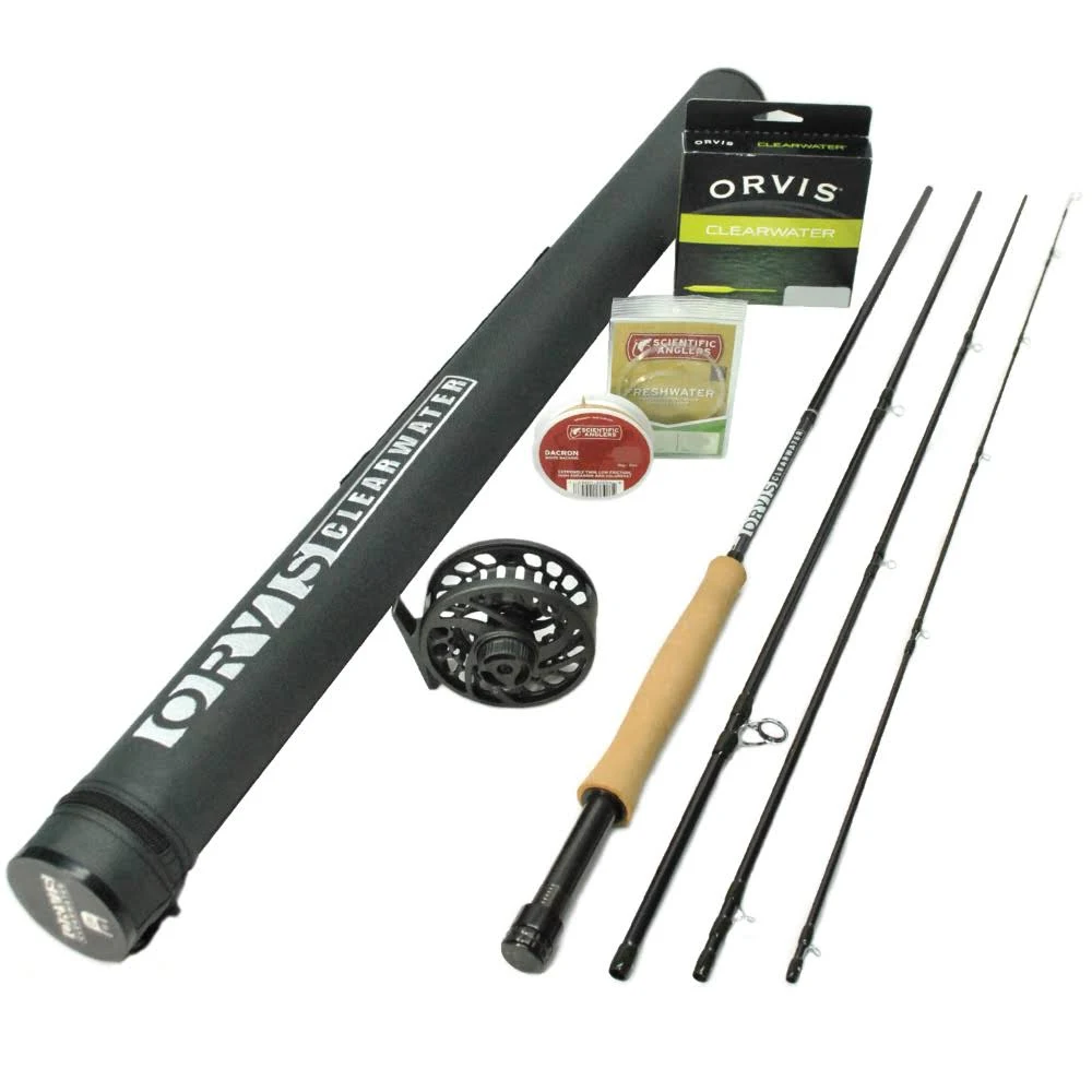 Orvis Clearwater 864-4 Fly Rod Outfit : 8&6x22 4wt - Ritoyou