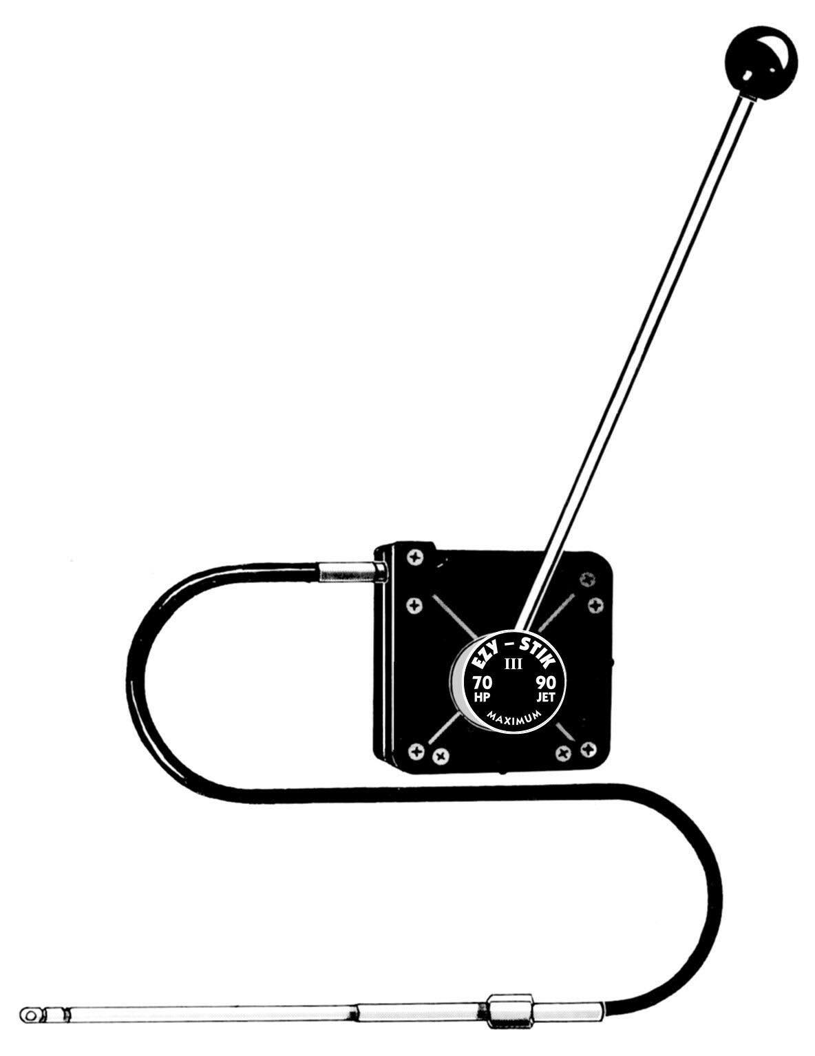 Ezy-glide - Stick Steering 12ft III - 870-1200 - Ritoyou