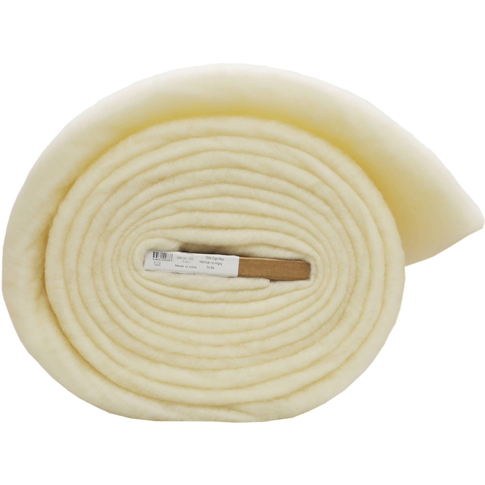 Fairfield 90-Inch by 8-Yard Nature-Fil Wool Quilt Batting, Natural ...