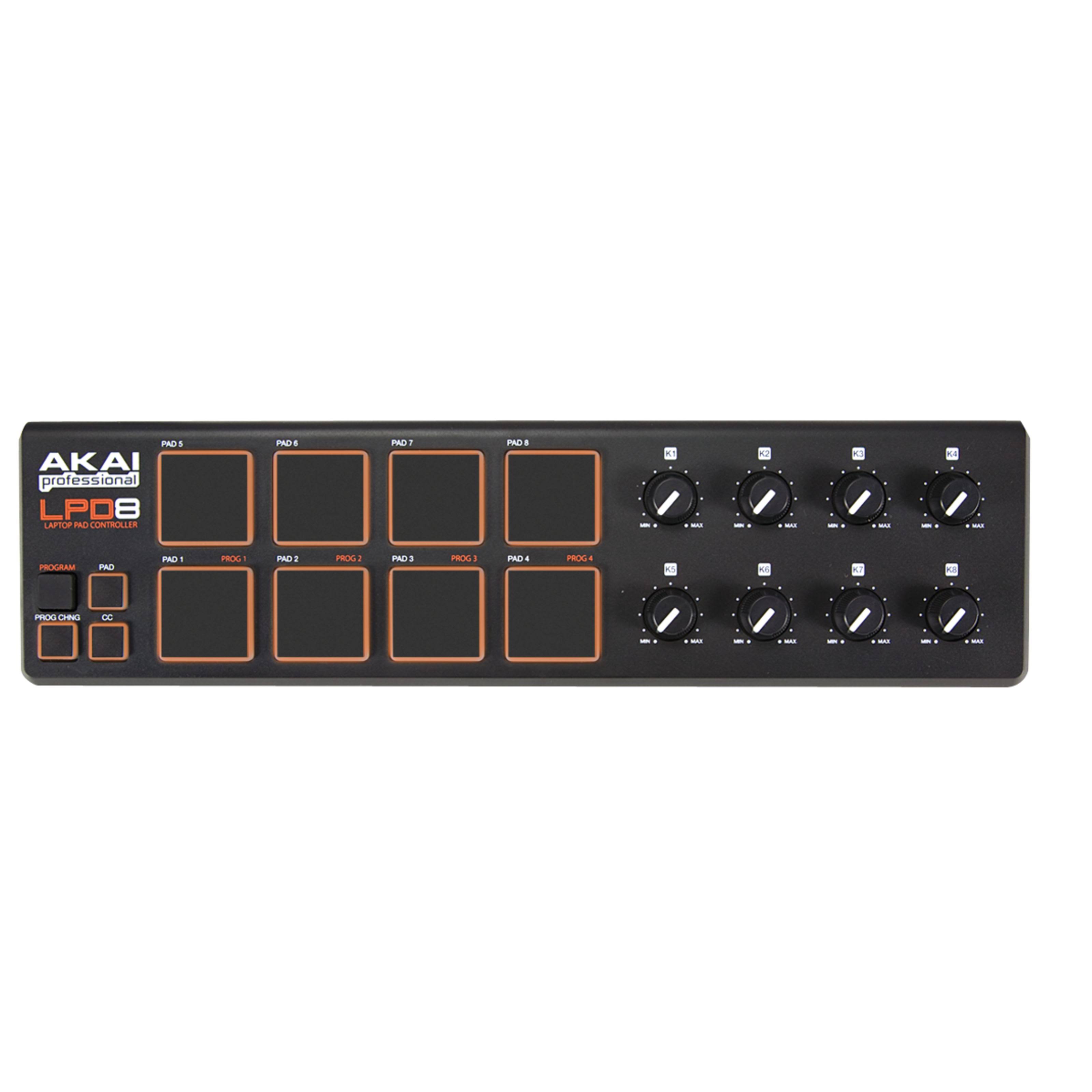 Akai LPD8 Laptop Pad Controller - Ritoyou