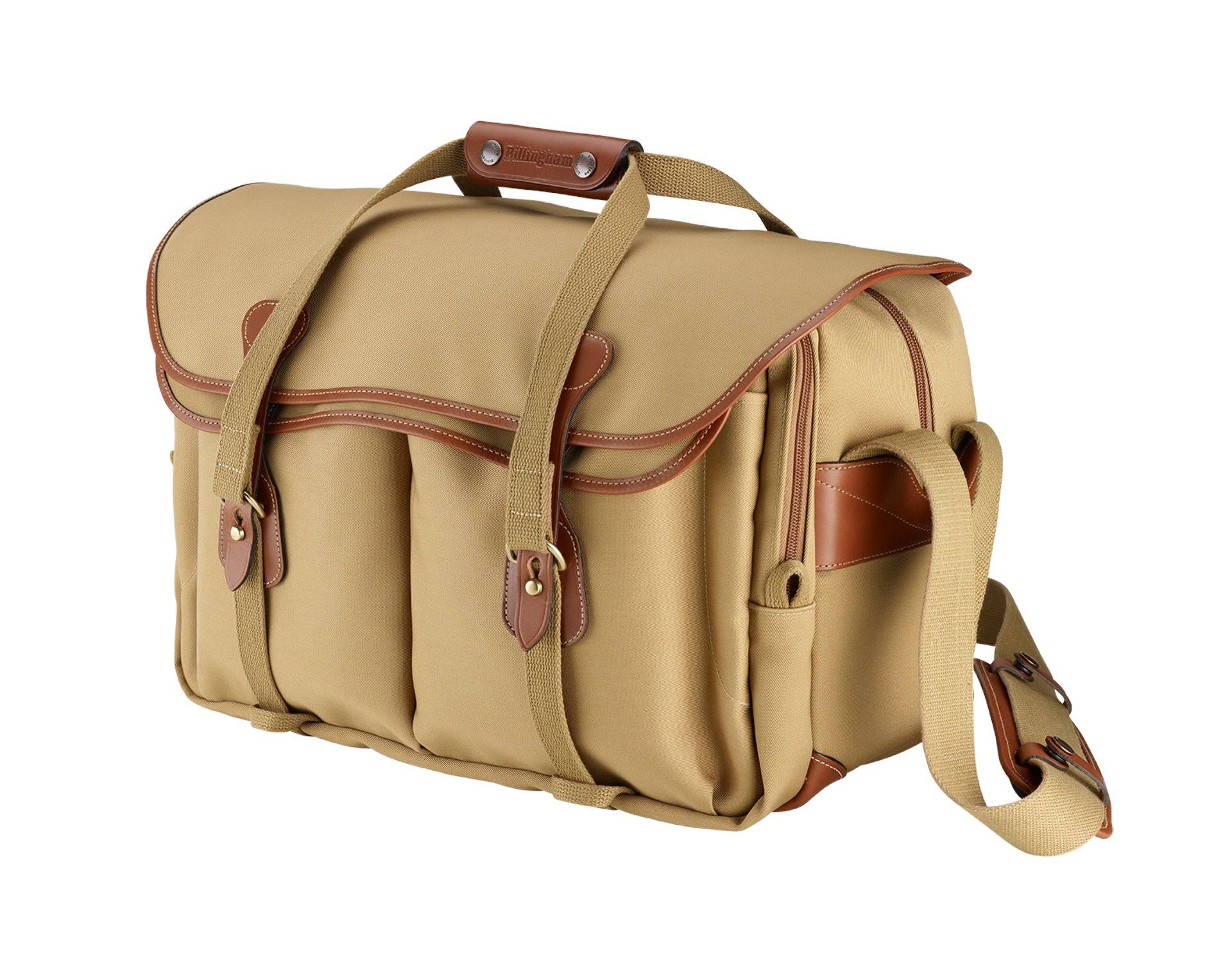 Billingham 555 Camera Bag (Khaki Canvas / Tan Leather) - Ritoyou
