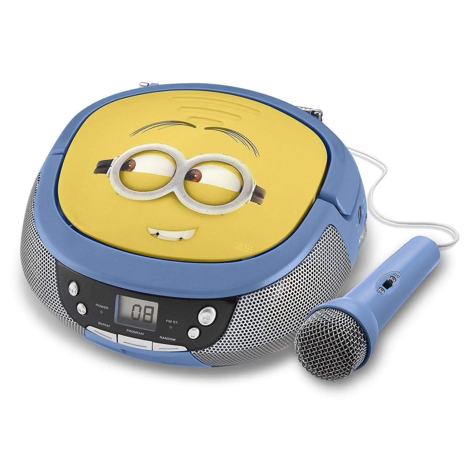 Minions MS-430.EX CD Player Boombox with Mic - Ritoyou