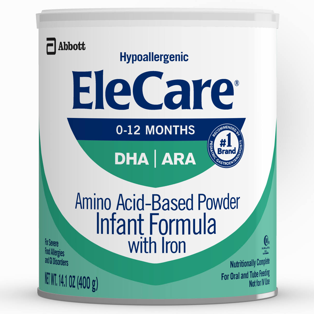 EleCare Infant Formula, with Iron, Amino Acid-Based Powder - 14.1 oz ...