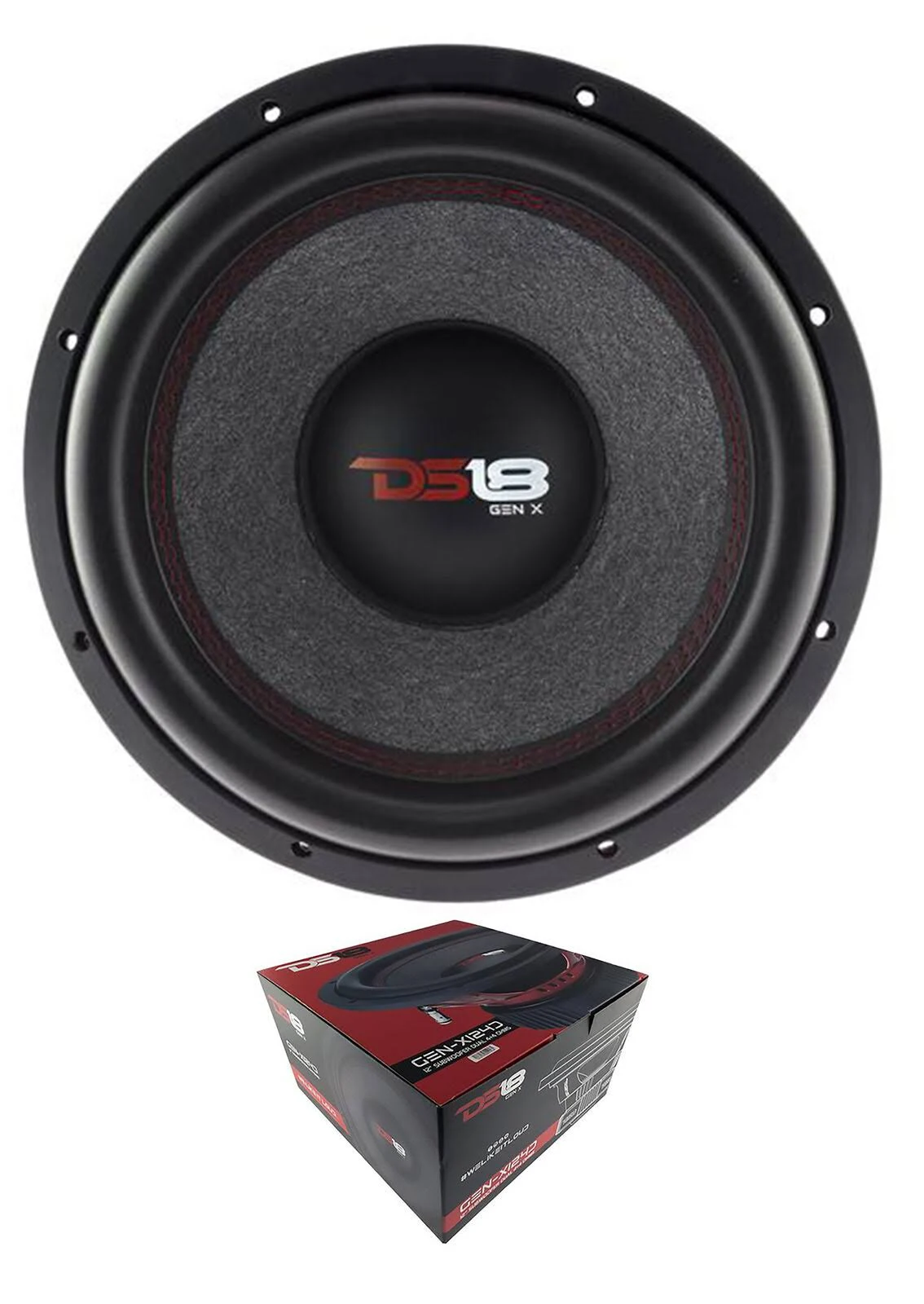 DS18 GEN-X124D 12x22 Subwoofer Dual 4 Ω Voice Coil 900 W Max - Ritoyou