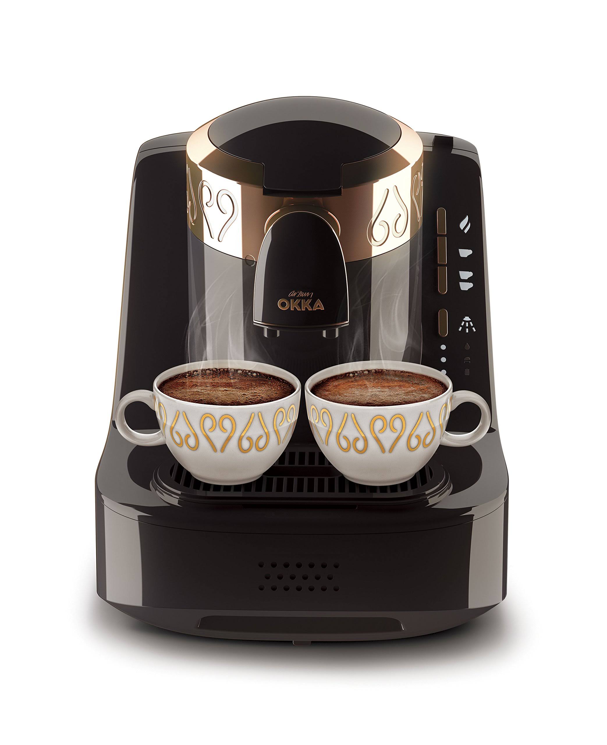 Arzum Okka, OK001BN, Automatic Turkish Coffee Machine, Black/Gold - Ritoyou