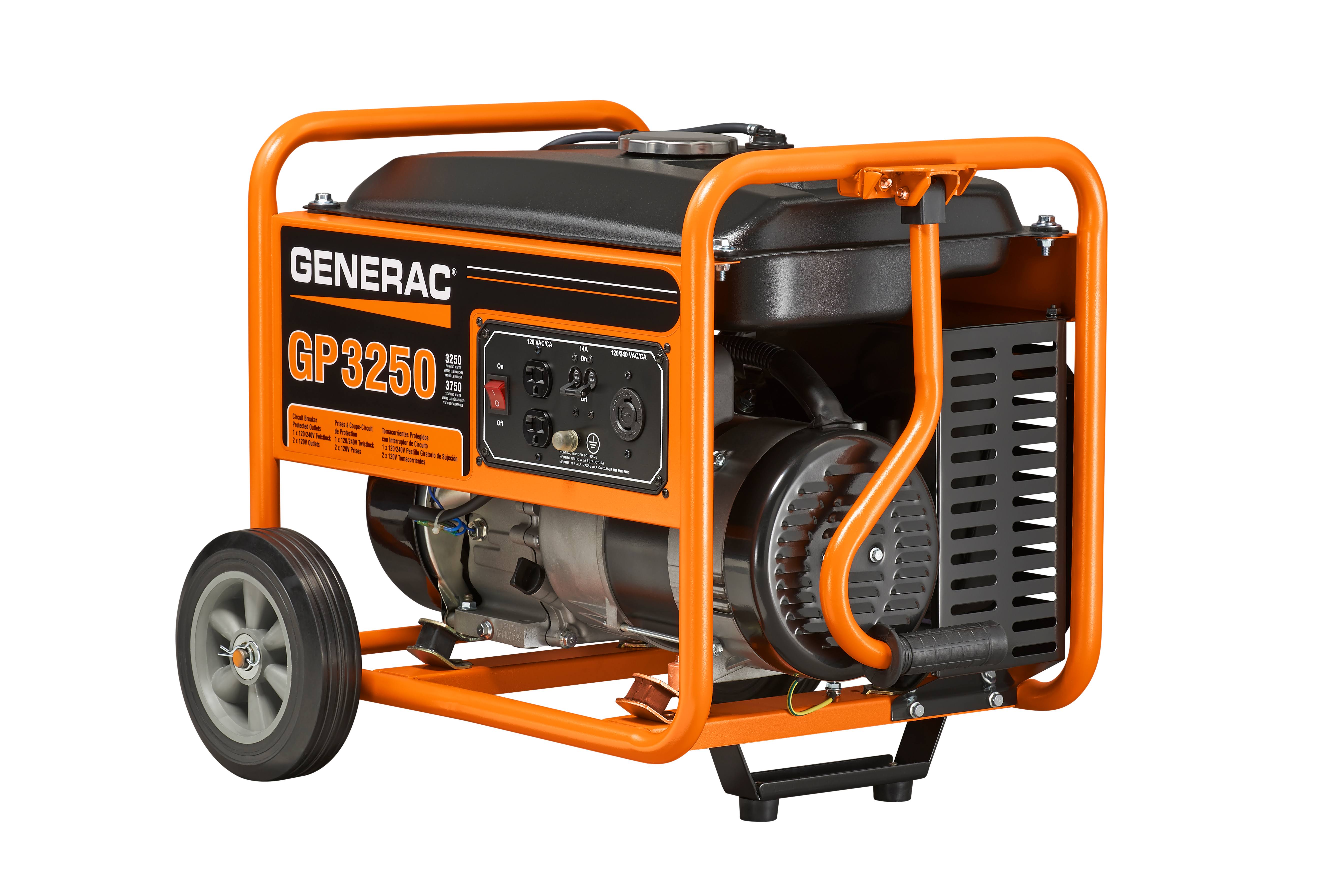 Generac 3250W Gasoline Powered Portable Generator - CSA - Ritoyou