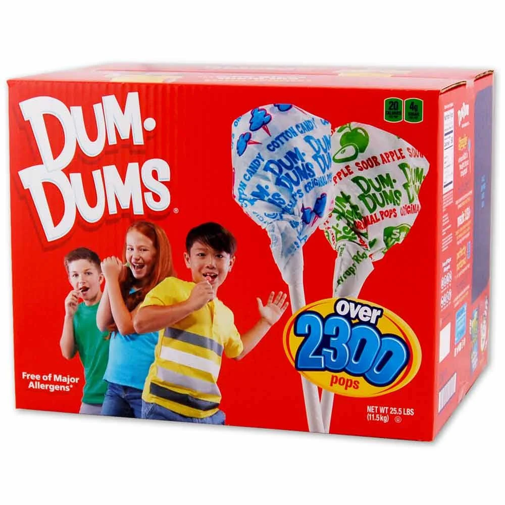 Dum Dums 2340 Count Bulk Case - Ritoyou