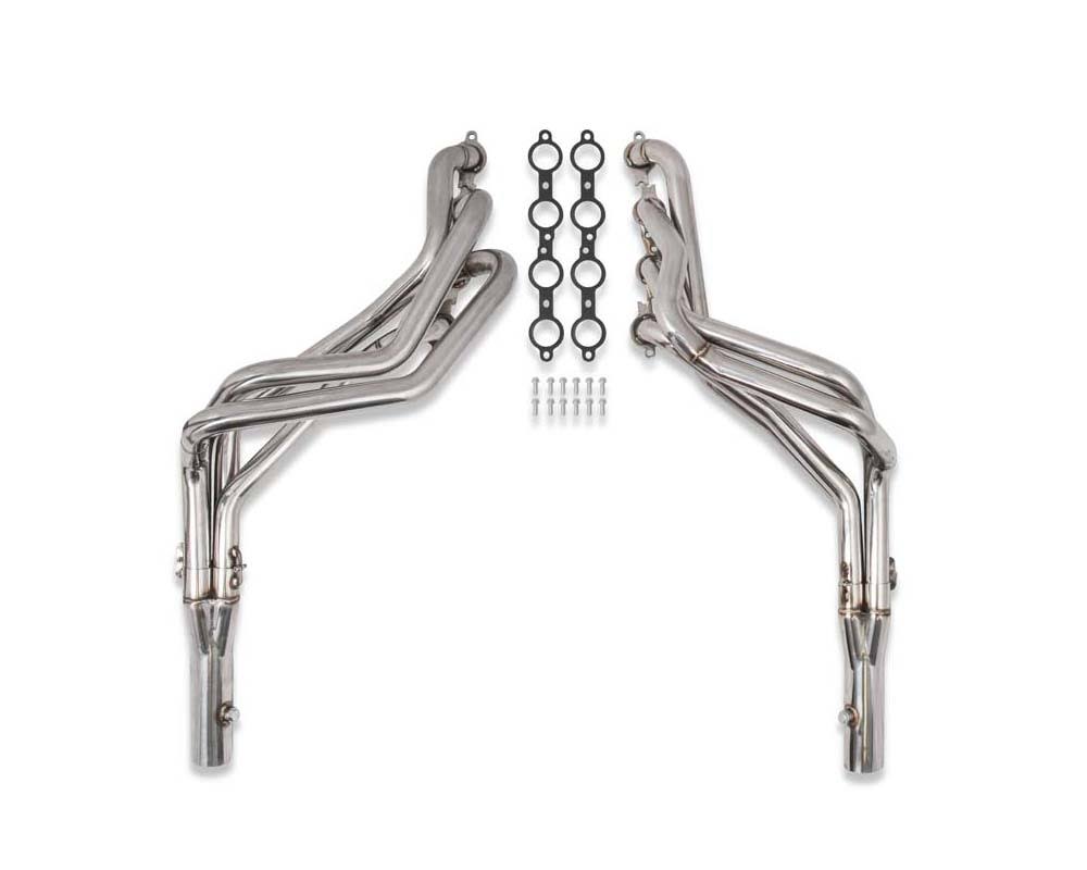 Flowtech 11560FLT Long Tube LS Swap Headers Polished 304 Stainless ...