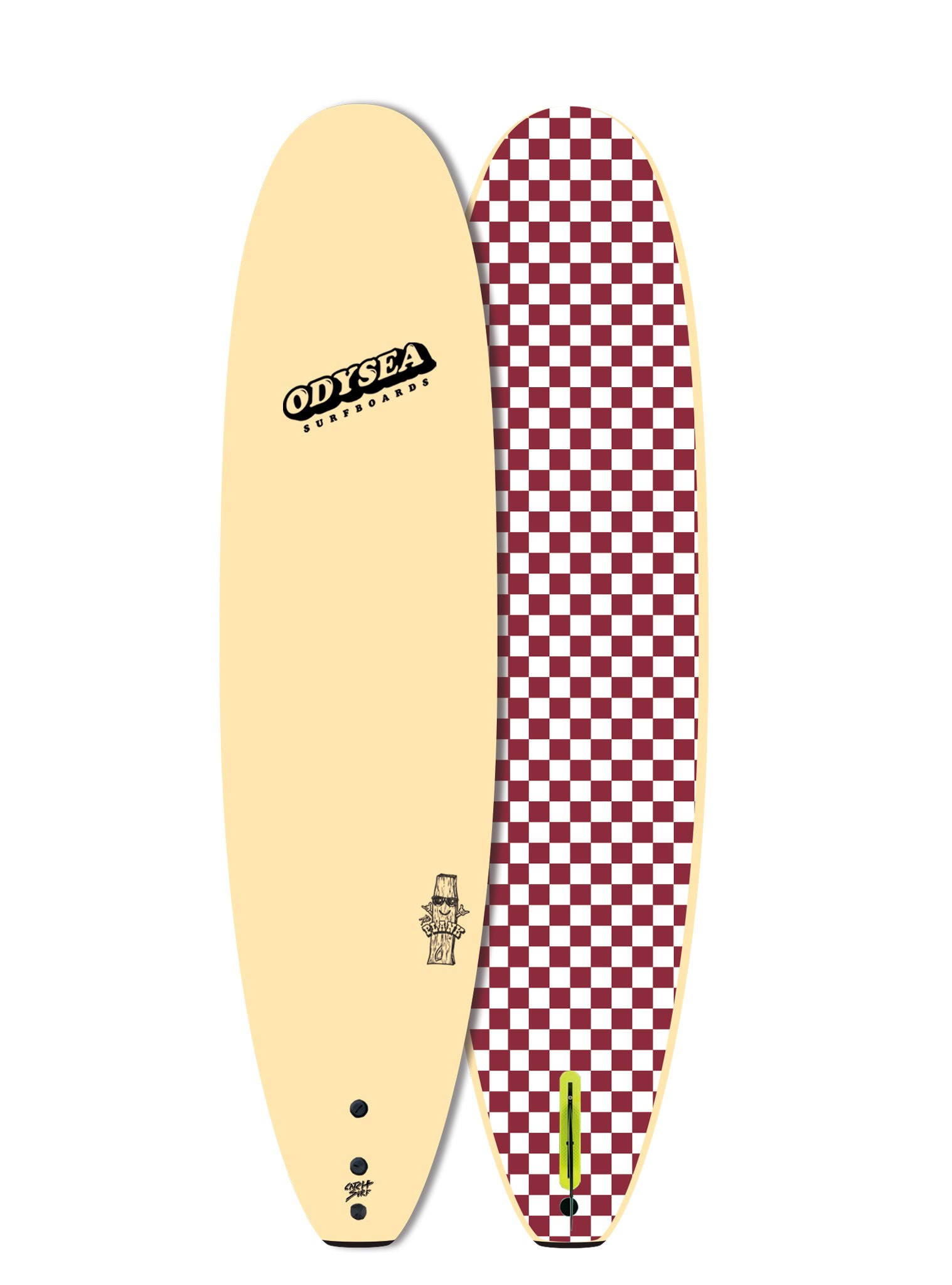Catch Surf Odysea Plank Single Fin Surfboard Vanilla, 8ft - Ritoyou