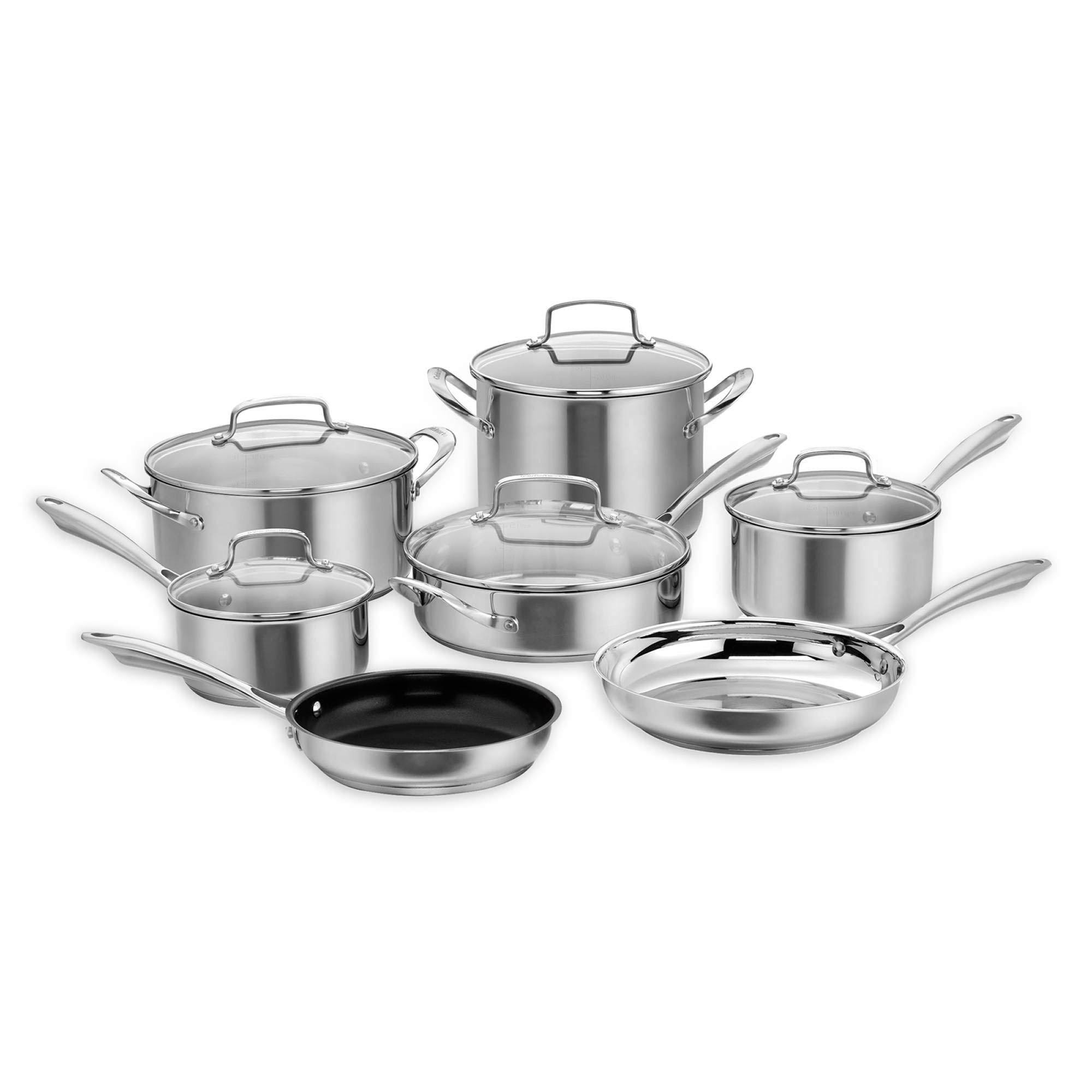 Cuisinart Professional 12-pc. Stainless Cookware Set - Ritoyou