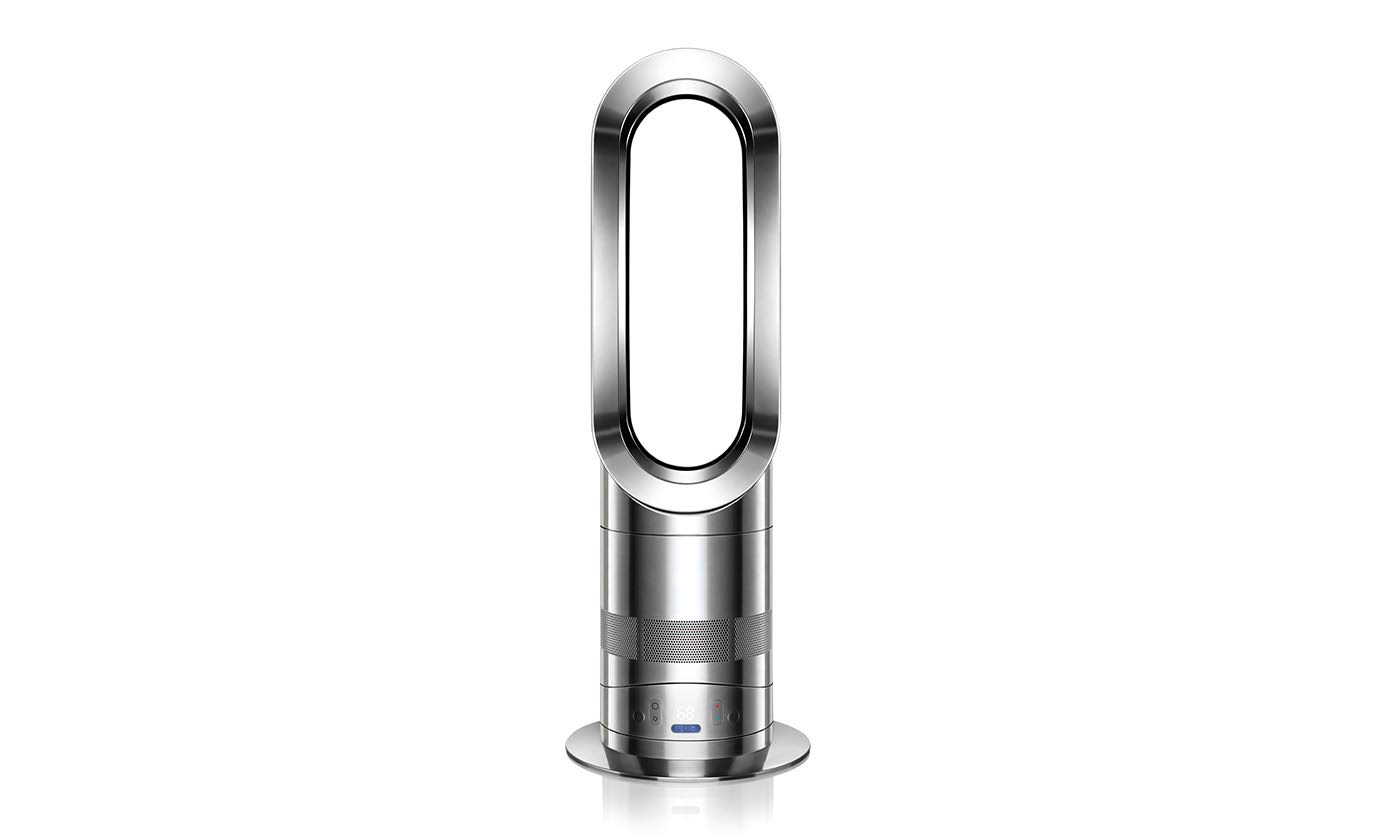 Dyson - AM05 Hot + Cool Fan Heater - Nickel, Silver - Ritoyou