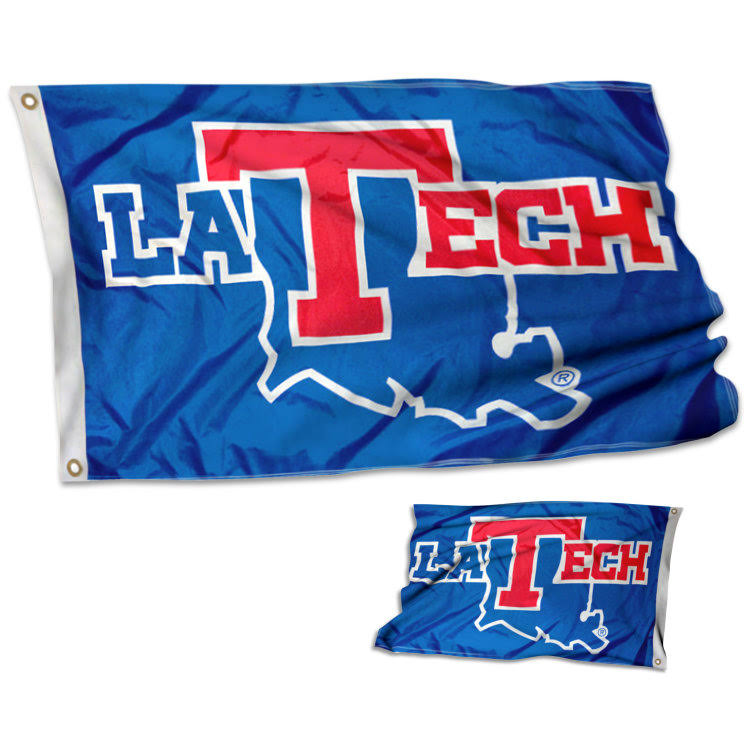 Louisiana Tech Bulldogs Double Sided Flag - Ritoyou