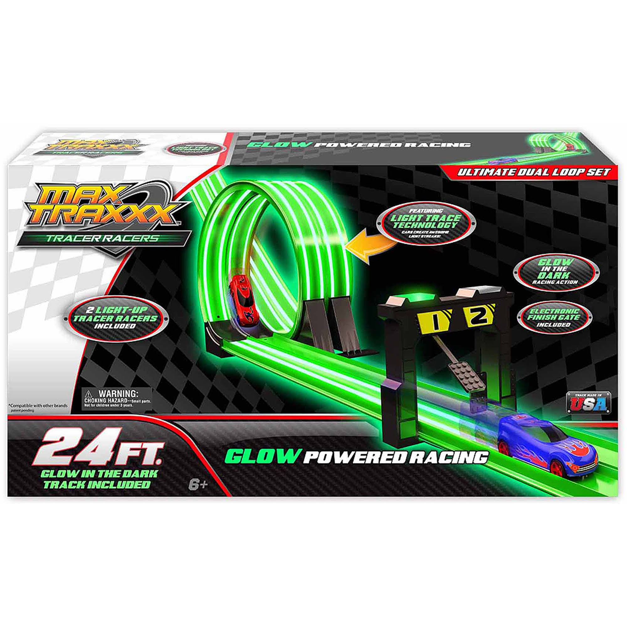 Max Traxxx Tracer Racer Ultimate Dual Loop- Gravity Race Set - Ritoyou
