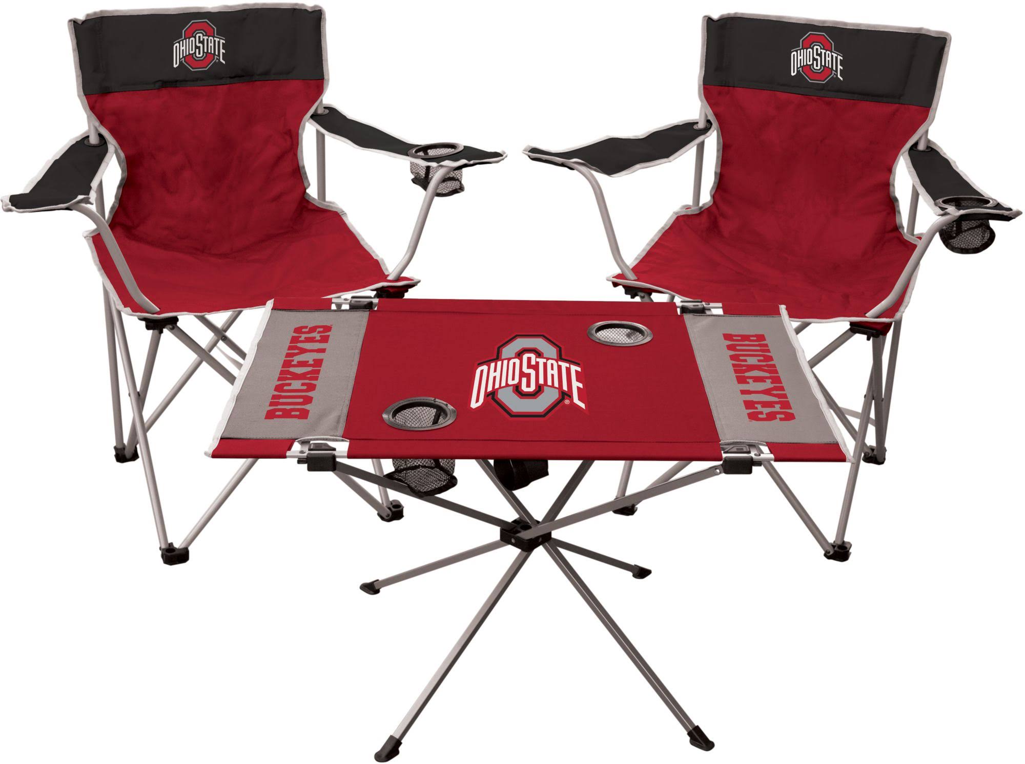 Ohio State Buckeyes Tailgate Kit - Table u0026 Chairs - Ritoyou