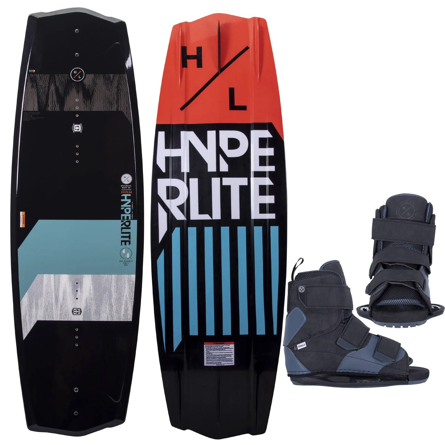 Hyperlite State 2.0 Wakeboard w/ Formula Bindings - Ritoyou
