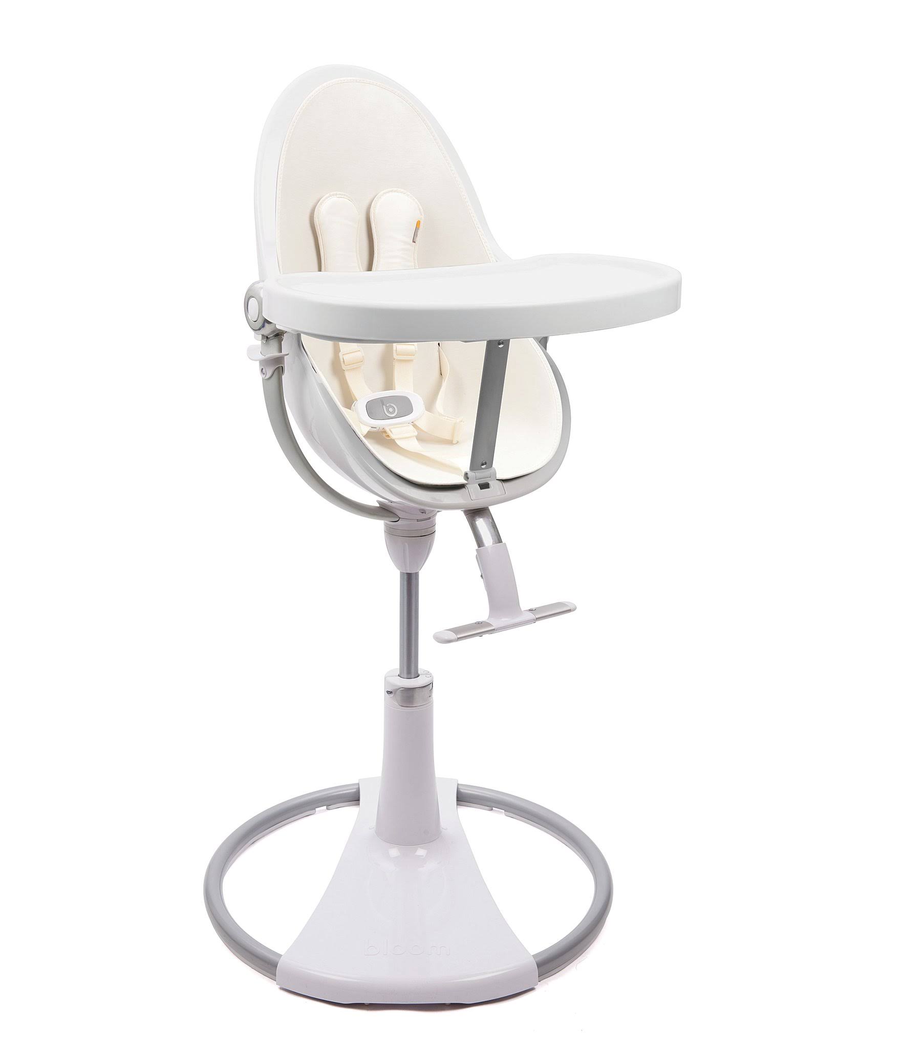 Bloom Chrome-Frame Fresco High Chair - White - Ritoyou