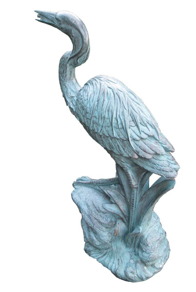 EasyPro BHS30 Heron Statuary Fountain, Bronze - Ritoyou
