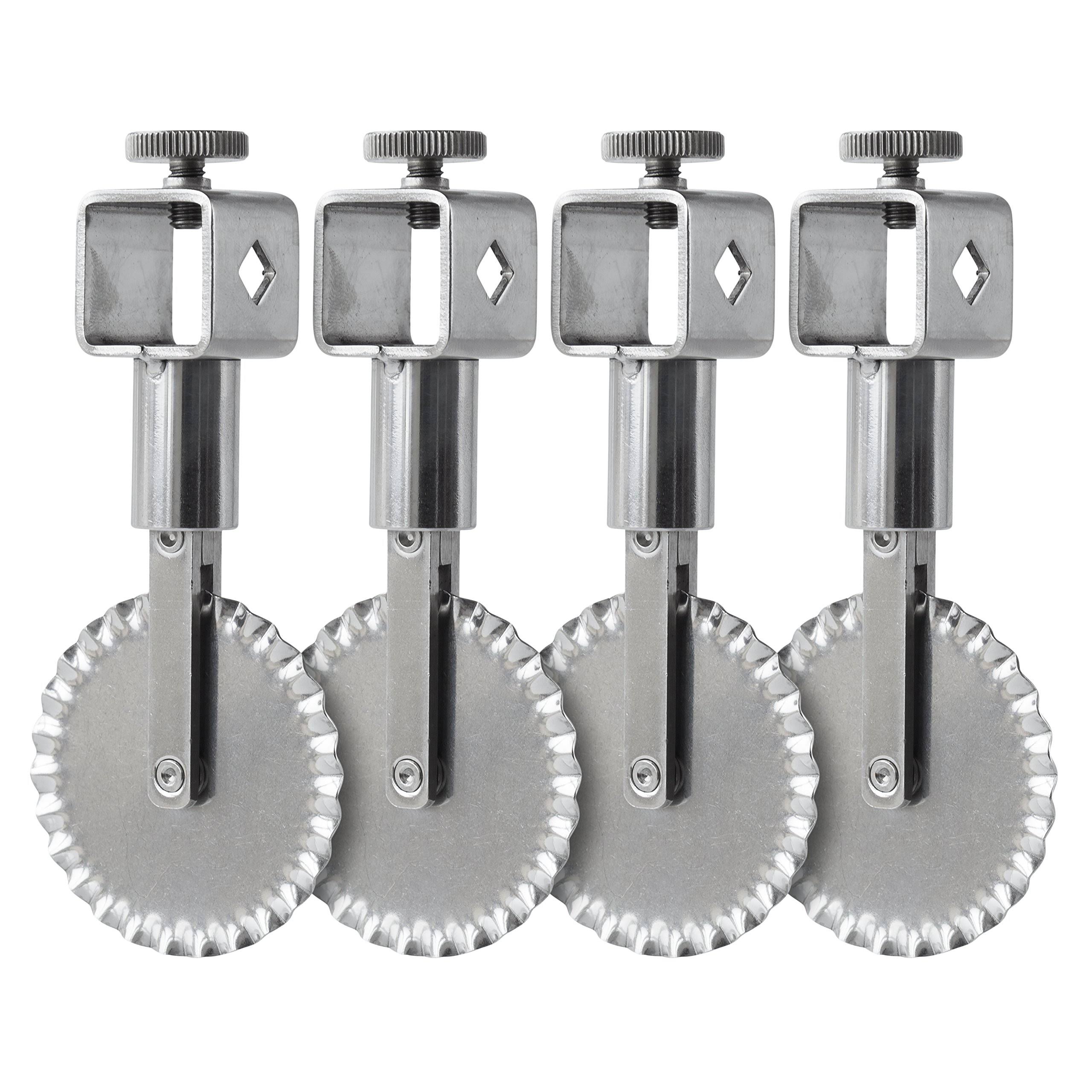 Ateco 13944 Multi Wheel Adjustable Dough Cutter with Lock - 2.2 in ...