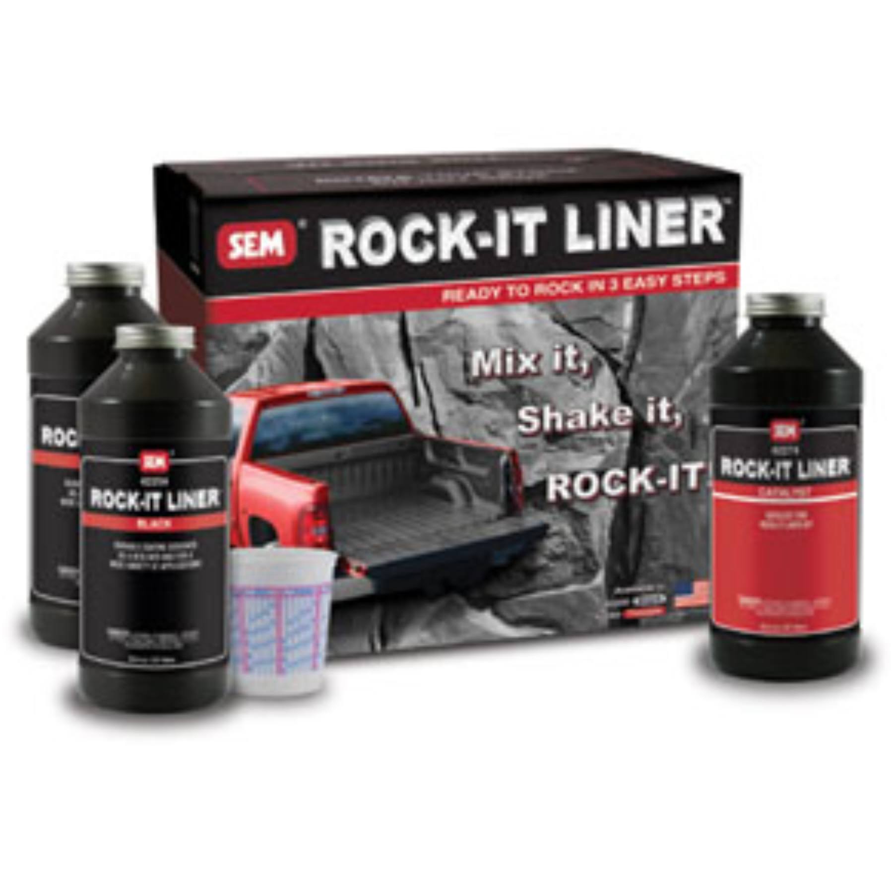 SEM Products 42250 - Rock It Liner Kit Black - Ritoyou