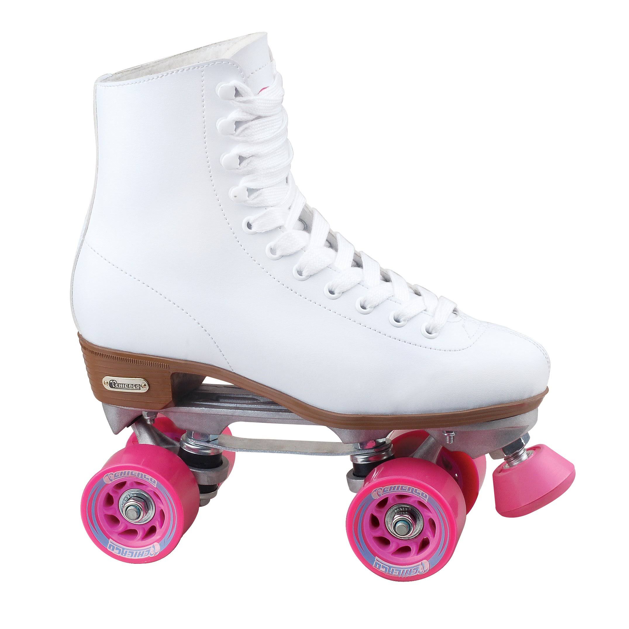 Chicago Skates Rink Roller Skates - Women, White, 8 - Ritoyou