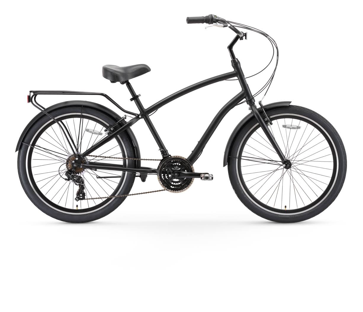 sixthreezero EVRYjourney Men&s 26x22 21 Speed Steel Sport Hybrid ...