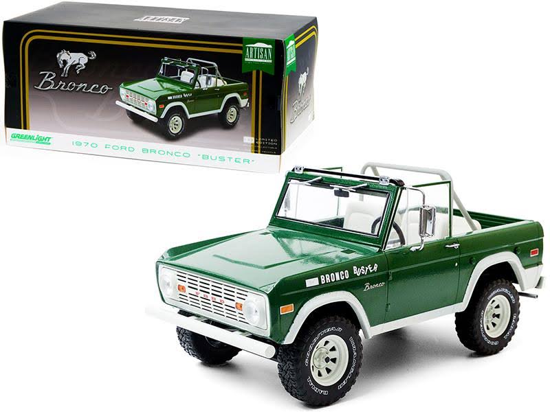 Greenlight 19084 1970 Ford Bronco Buster 1 by 18 Scale Diecast Model ...
