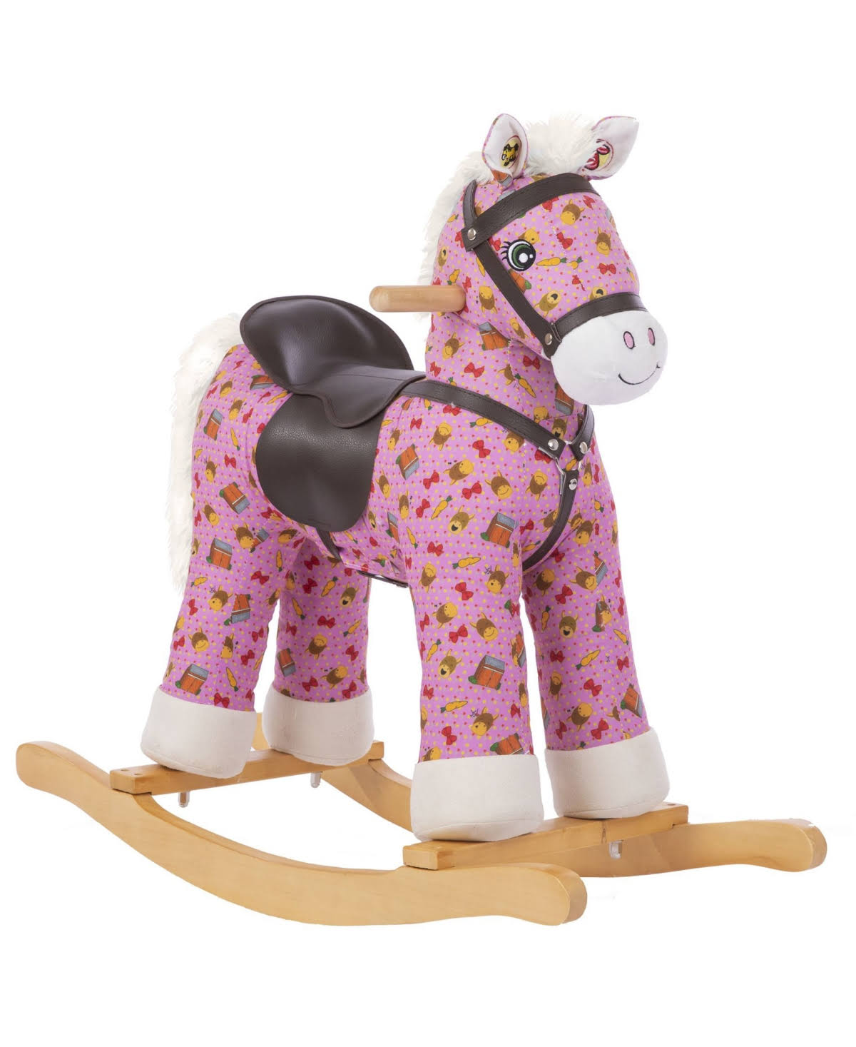 Rockin Rider Carly Rocking Horse, Pink - Ritoyou
