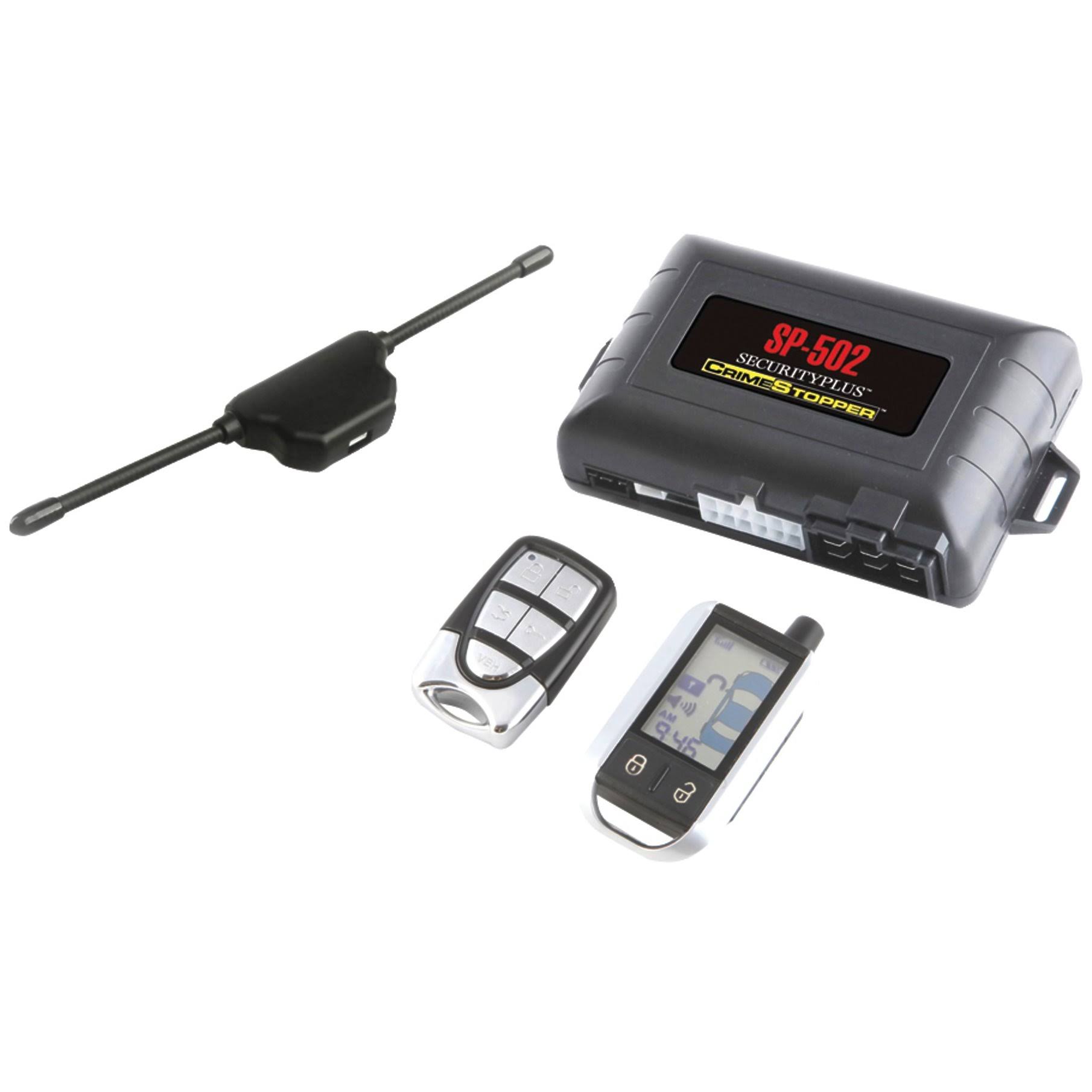 Crimestopper SP 502 Universal Deluxe 2 Way LCD Security Remote Start ...