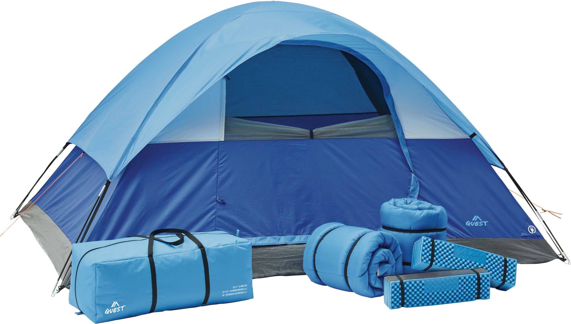 Quest Camp Kit Camping Package, Blue - Ritoyou