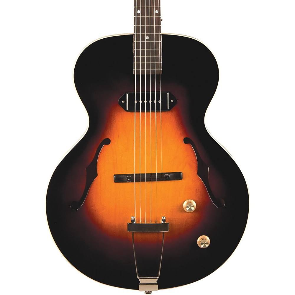 The Loar - LH-301T Thinbody Archtop Electric Guitar - Vintage Sunburst ...