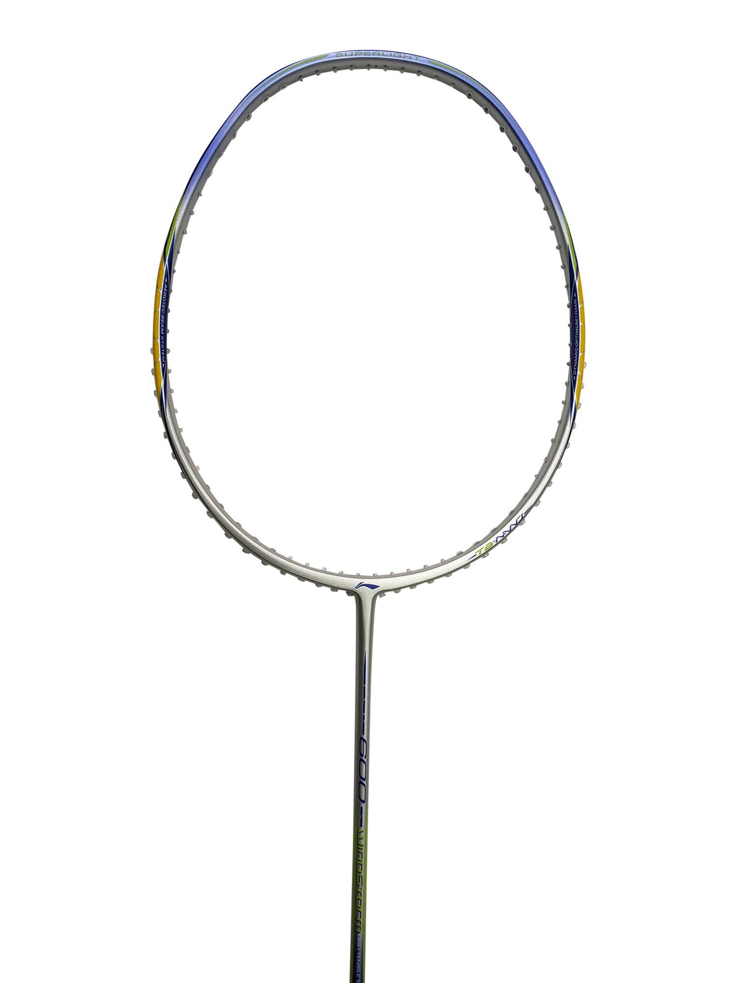 Li-Ning Windstorm 600 Badminton Racket Silver - Ritoyou