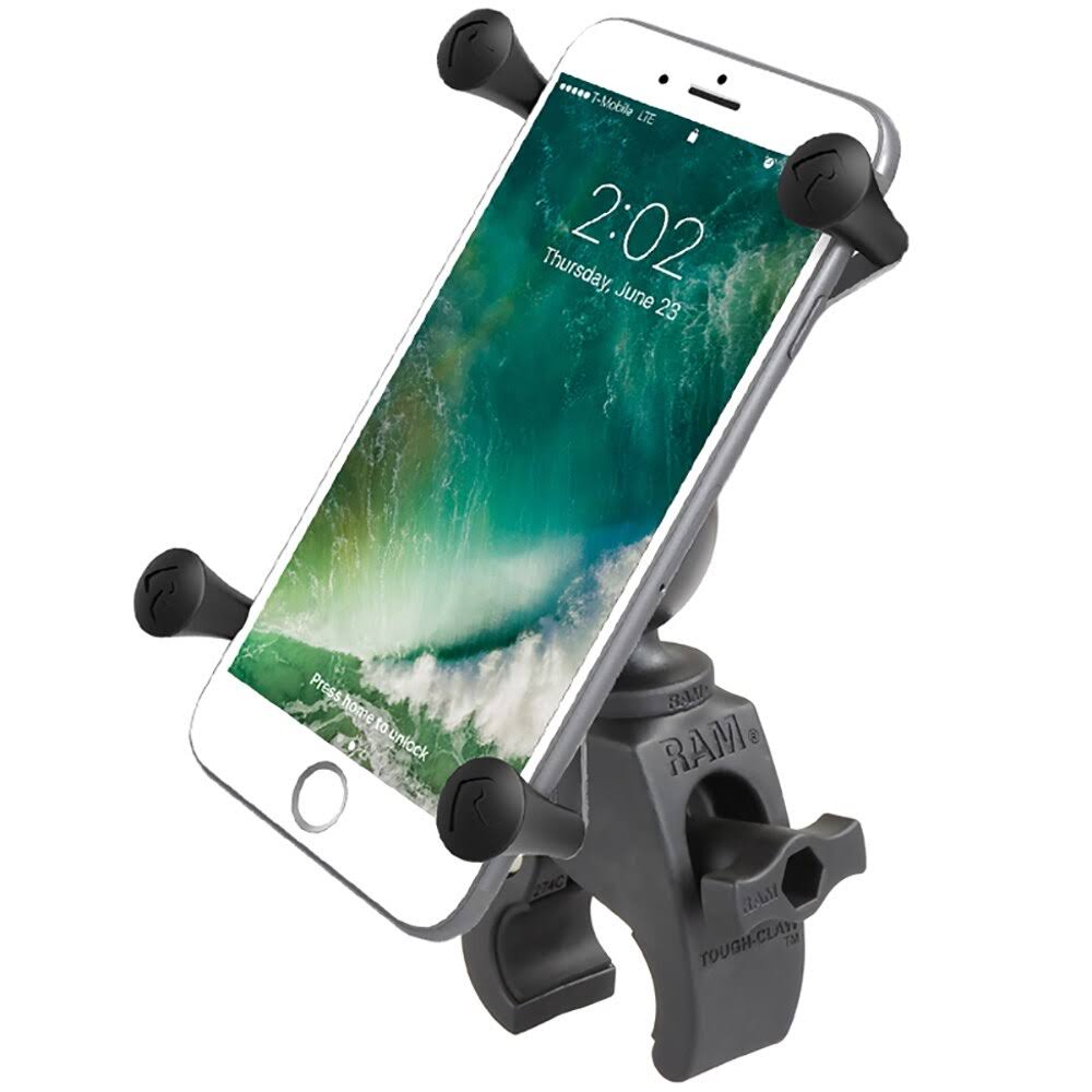 Ram Tough-Claw Mount with Universal X-Grip Large Phone Cradle for Plus ...
