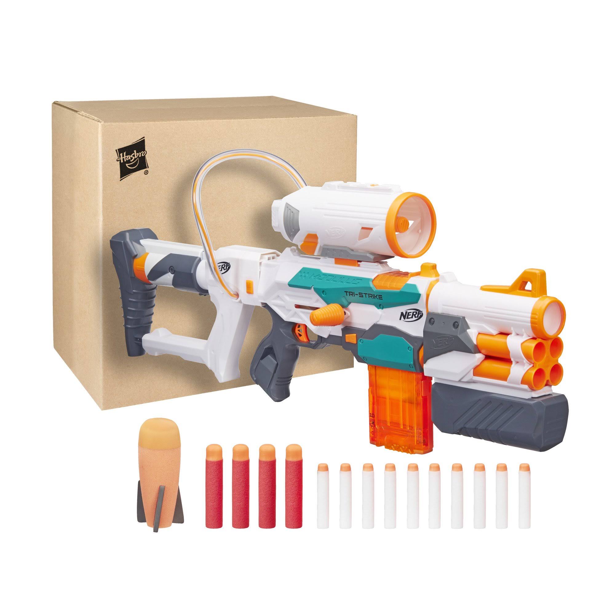 Nerf Modulus Tri-Strike Blaster Toy - Ritoyou