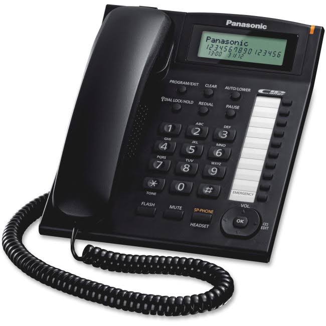 Panasonic KX-TS880B 2 Pack Corded Phone with Caller ID and Speakerphone - Ritoyou