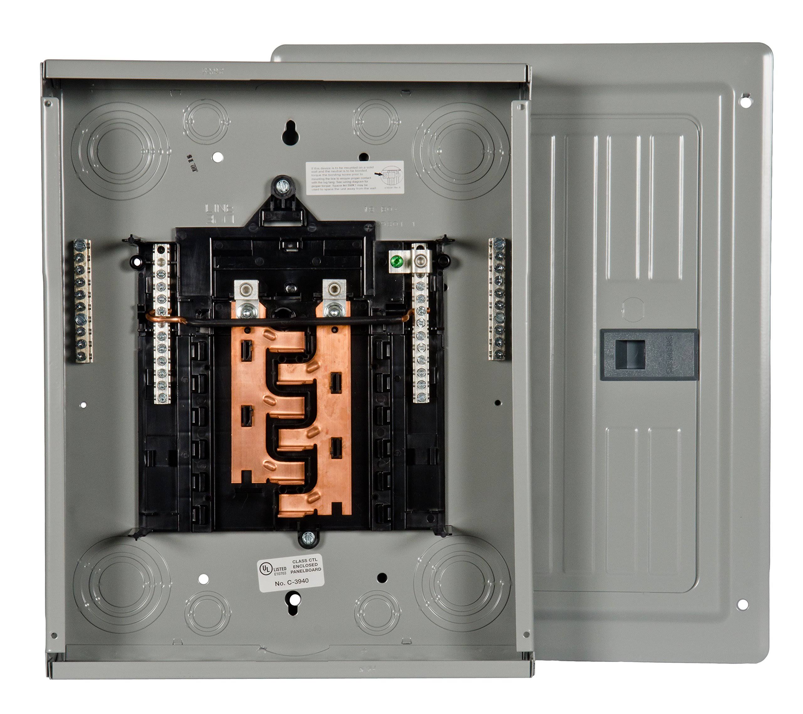 Siemens P1212L1125CU 125-Amp 12-Space 12-circuit Main Lug Load Center ...