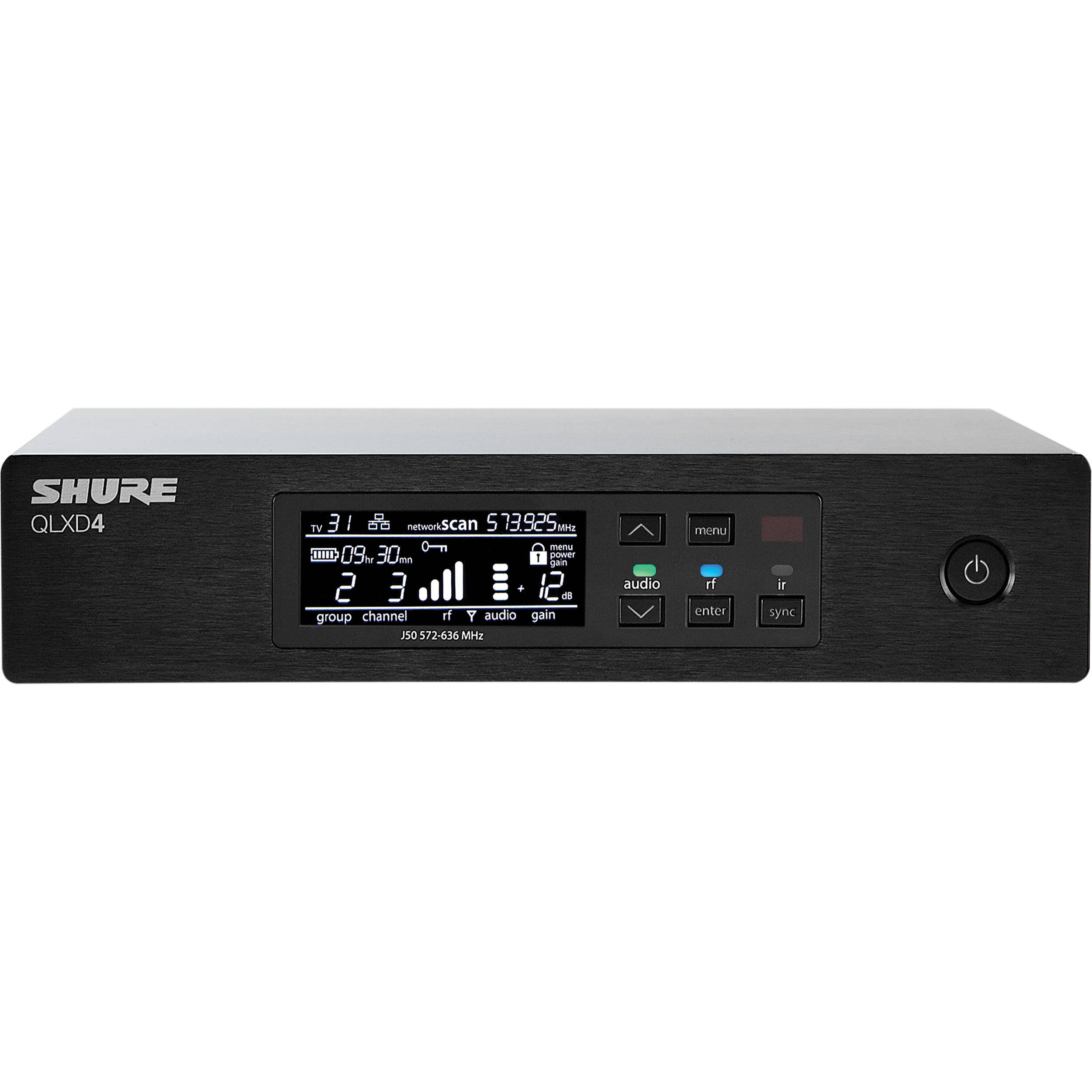 Shure QLXD4 Half-Rack Digital Wireless Receiver H50 - Ritoyou