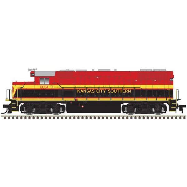 Atlas HO Scale EMD GP38-2 Locomotive (Standard DC) Kansas City Southern ...