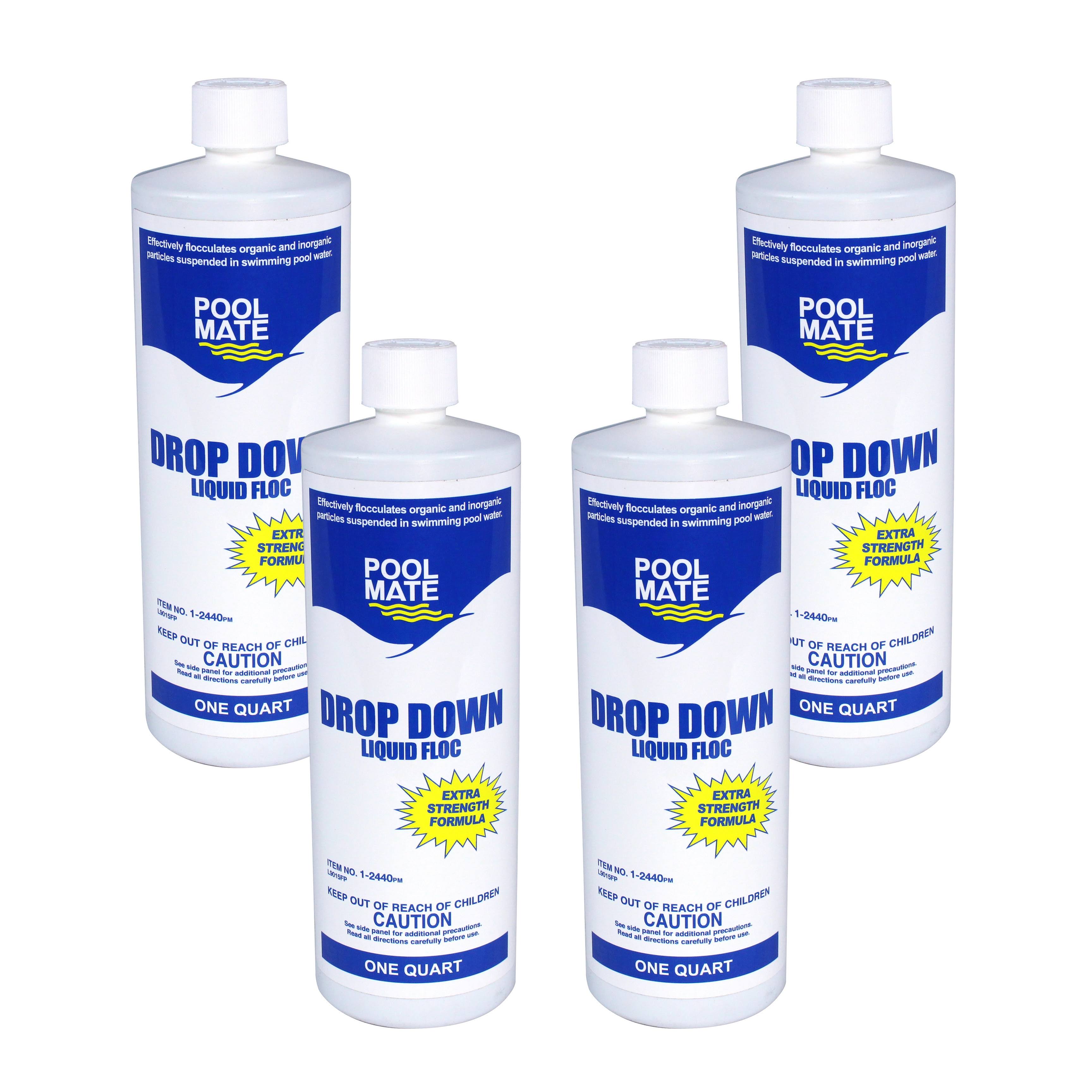 Pool Mate Drop Down Liquid Floc for Swimming Pools - 1-2440-04 - Ritoyou