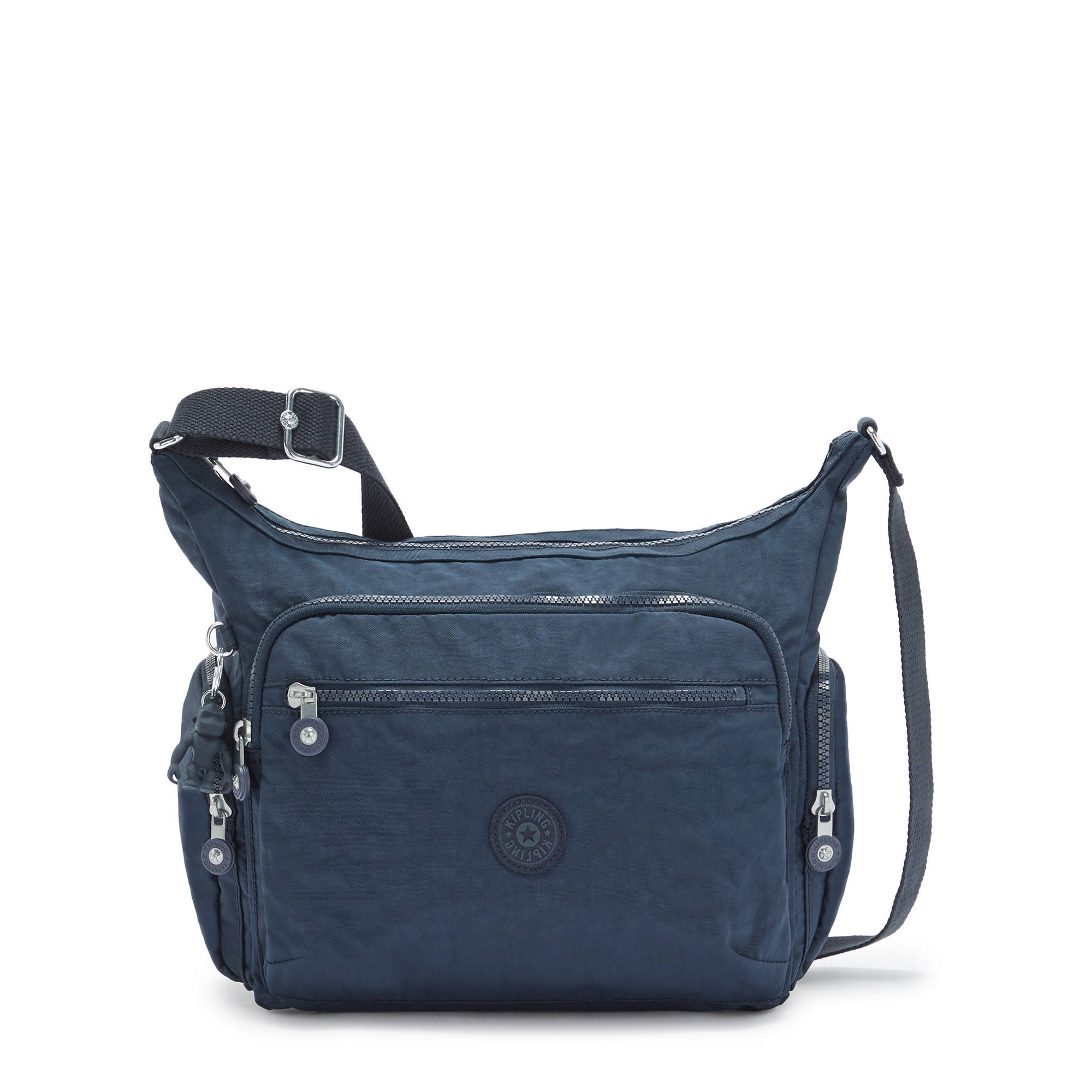 Kipling Gabbie Crossbody Bag Blue Bleu 2 Adjustable Shoulder Strap ...