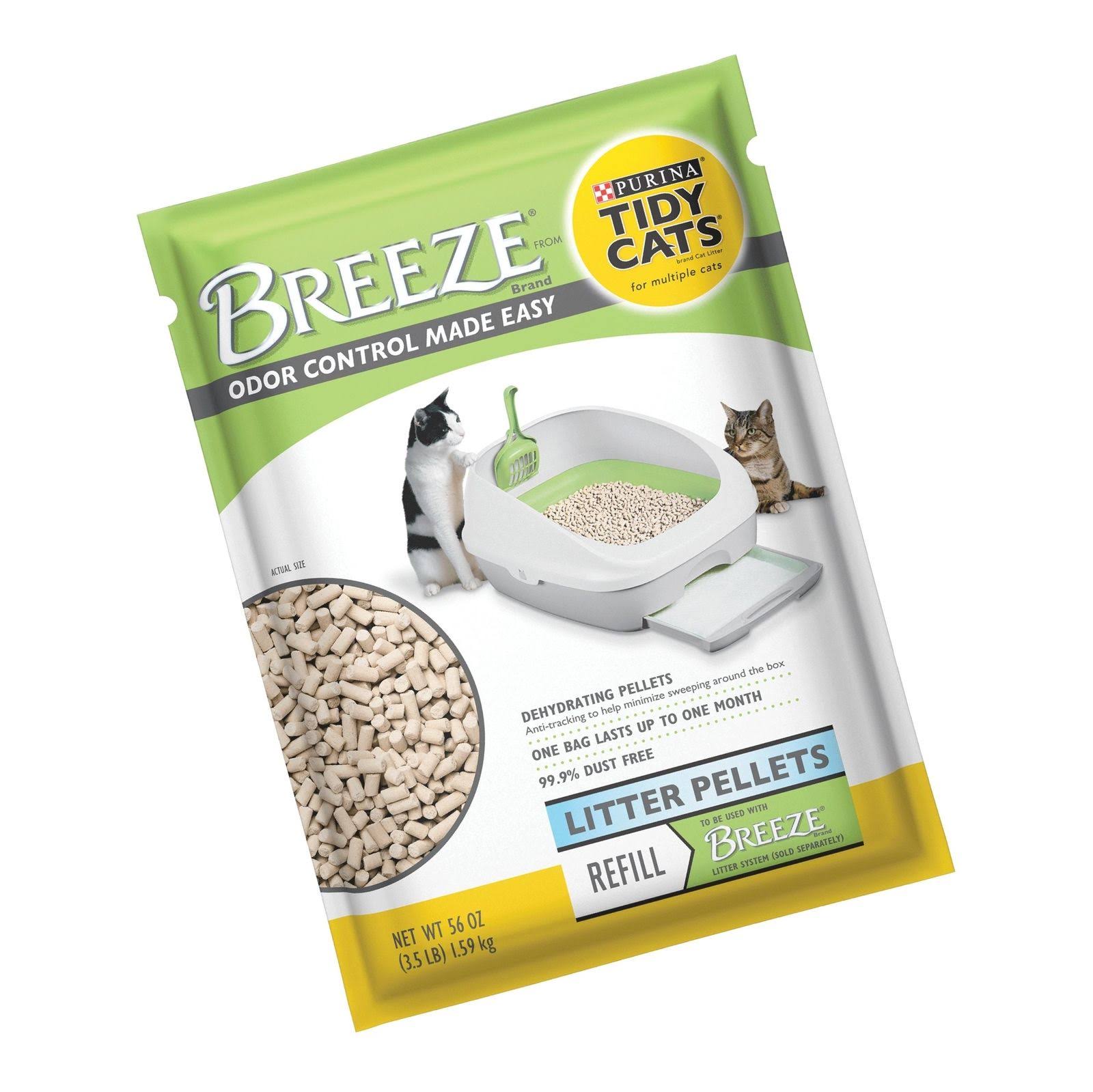 Purina Tidy Cats Breeze Litter System Cat Pellet Refills Standard ...