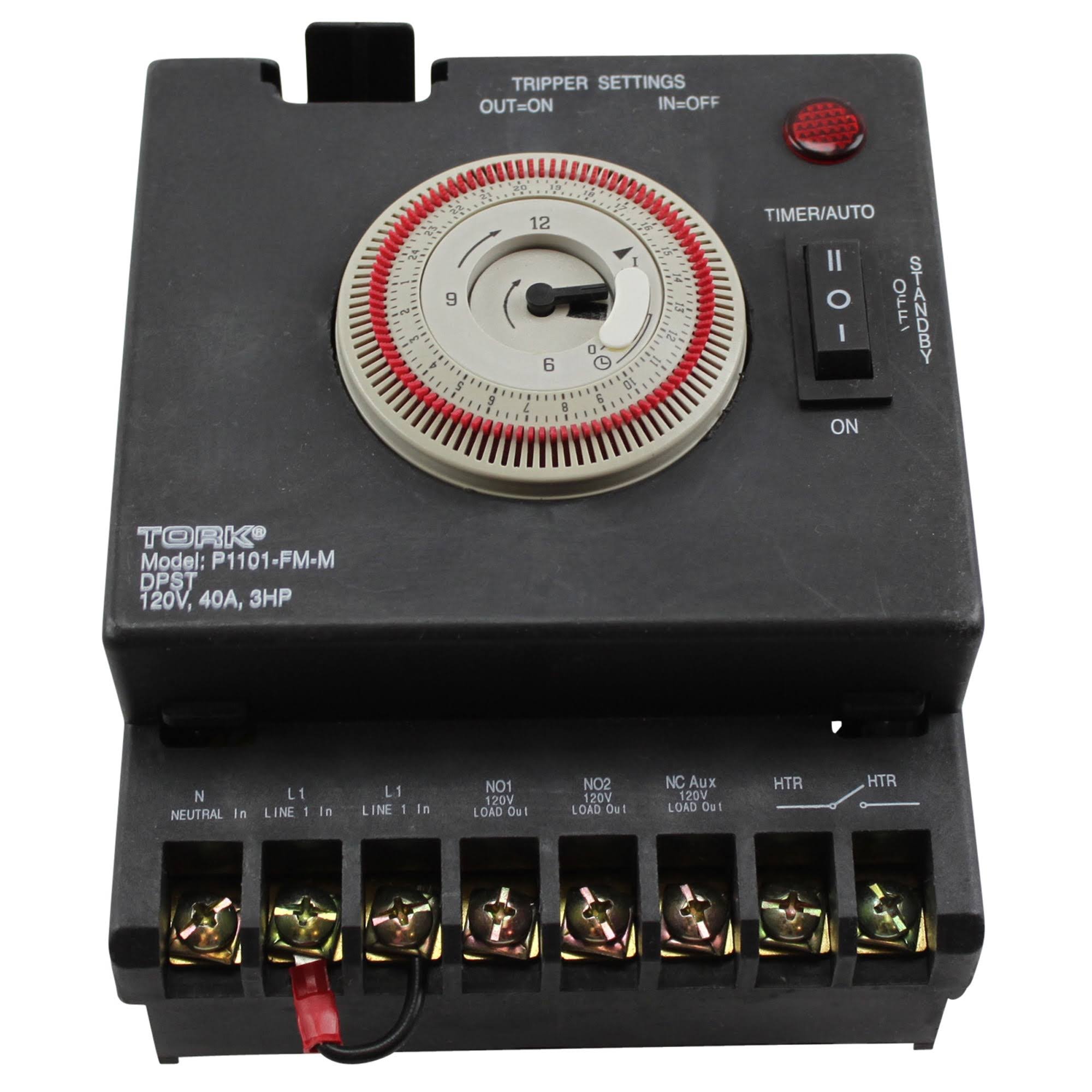 NSI Industries P1101FM-M 24 Hour DPST Swimming Pool Timer with Fireman ...