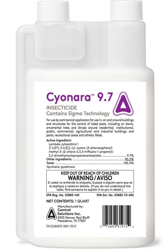 Cyonara 9.7 32oz- Lambda Cyhalothrin Insecticide Compare to Demand CS - Ritoyou