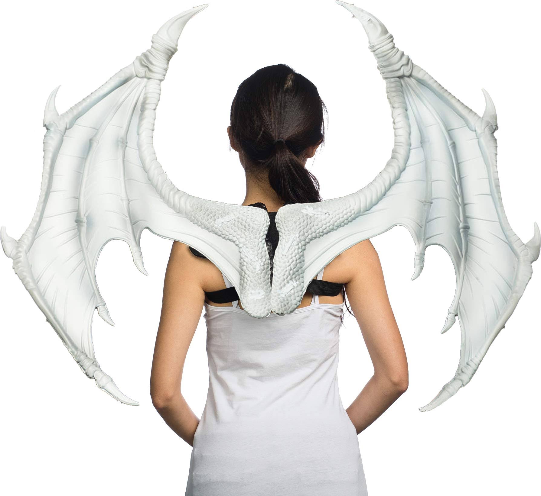 Supersoft White Ultimate Dragon Wings Costume Accessory - Ritoyou