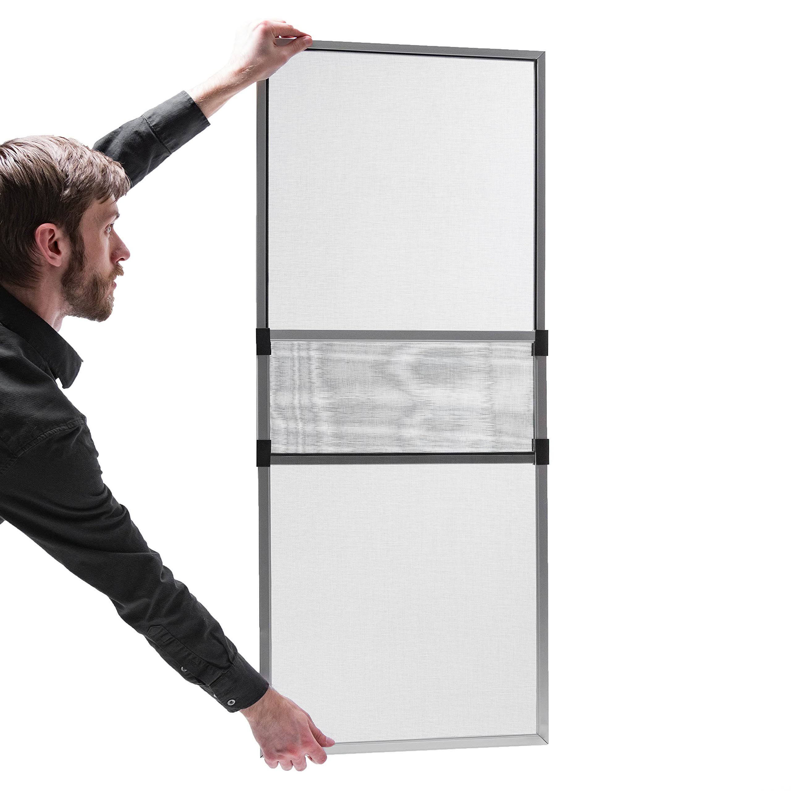 Adjustable Window Screen Silver Frame 18 x 25-48 - Ritoyou