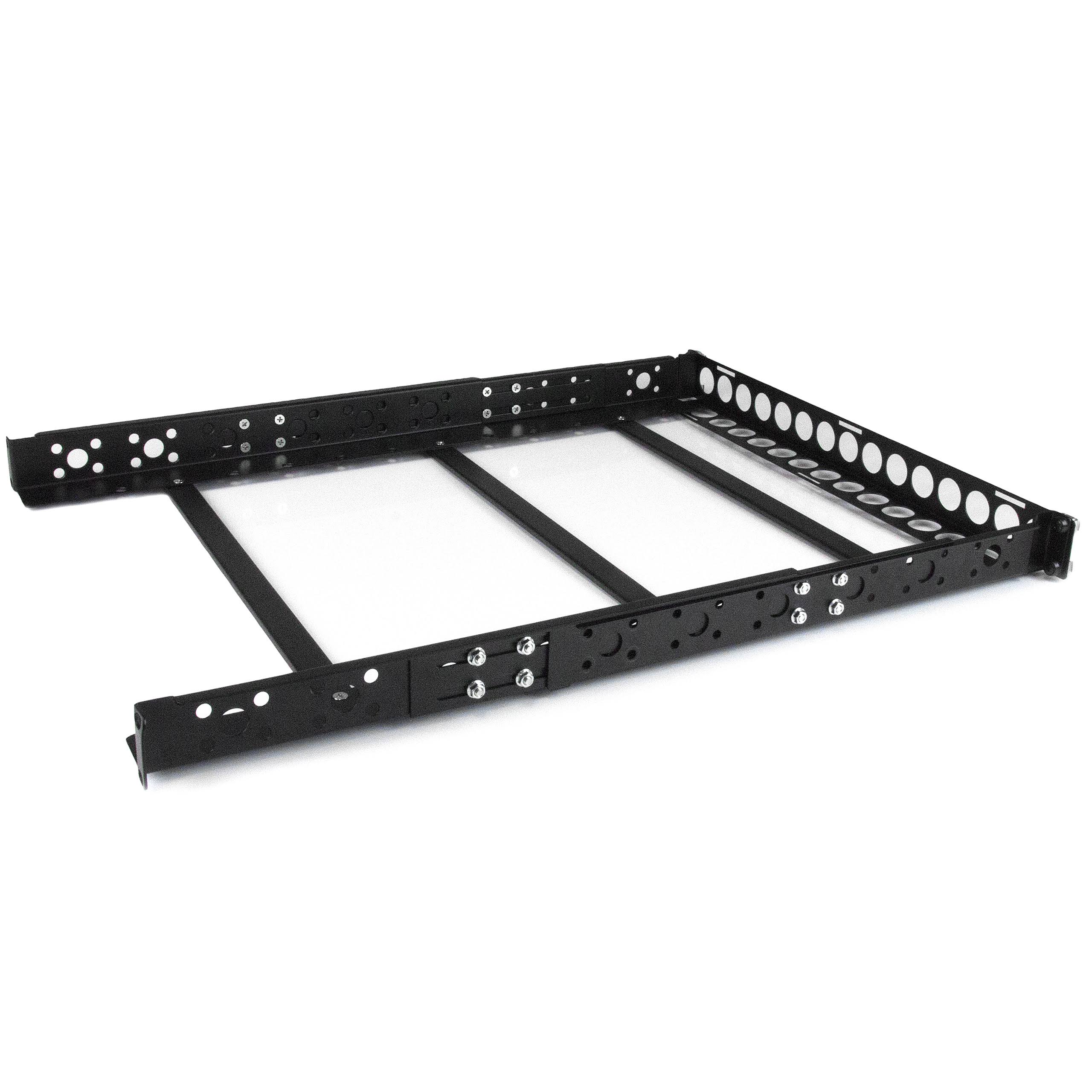 StarTech.com 1U Fixed 19-inch Adjustable Depth Universal Server Rack Rails (UNIRAILS1U) - Ritoyou