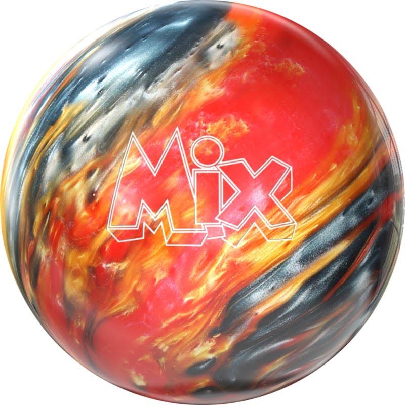 Storm Mix Bowling Ball- Red/Gold/Silver - Ritoyou